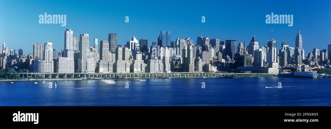 2005 HISTORICAL MIDTOWN SKYLINE HUDSON RIVER MANHATTAN NEW YORK CITY ...
