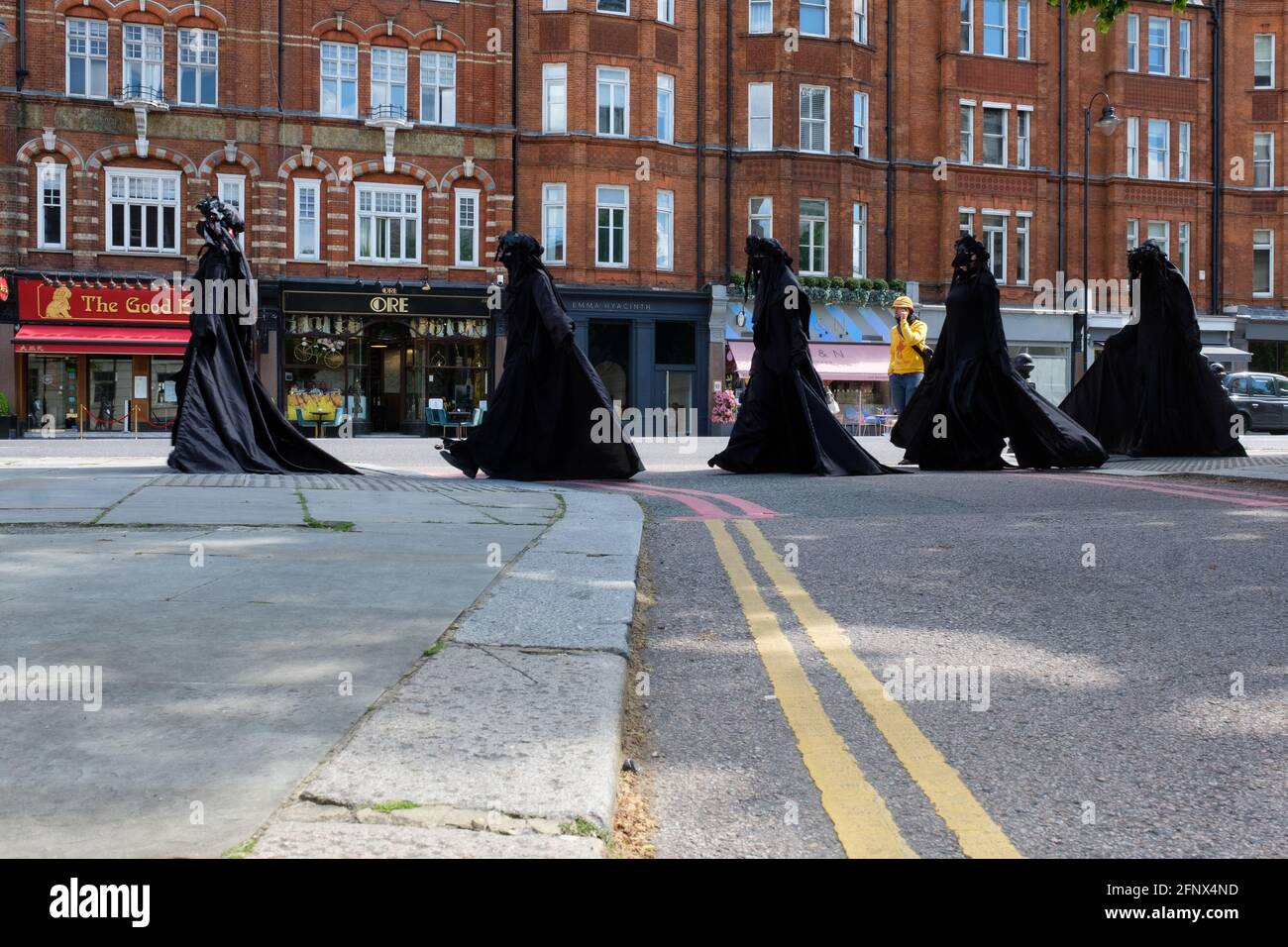London, UK. 19th May, 2021. Extinction Rebellion protest at the Science ...