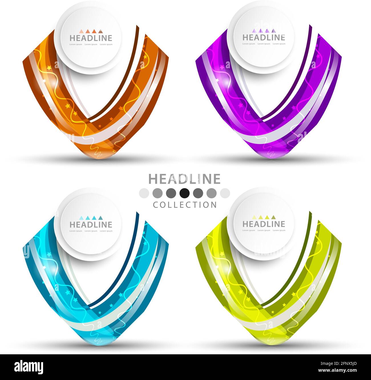 Brochure header colorful layout background template design Stock Vector ...