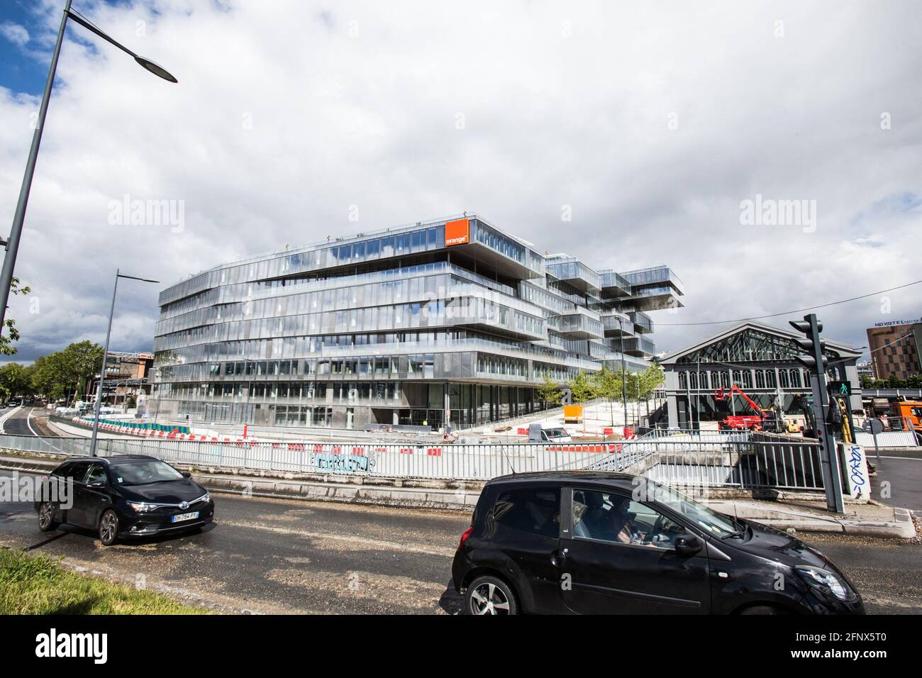 New Orange headquarter at Issy Les Moulineaux on May 19, 2021 in Issy ...