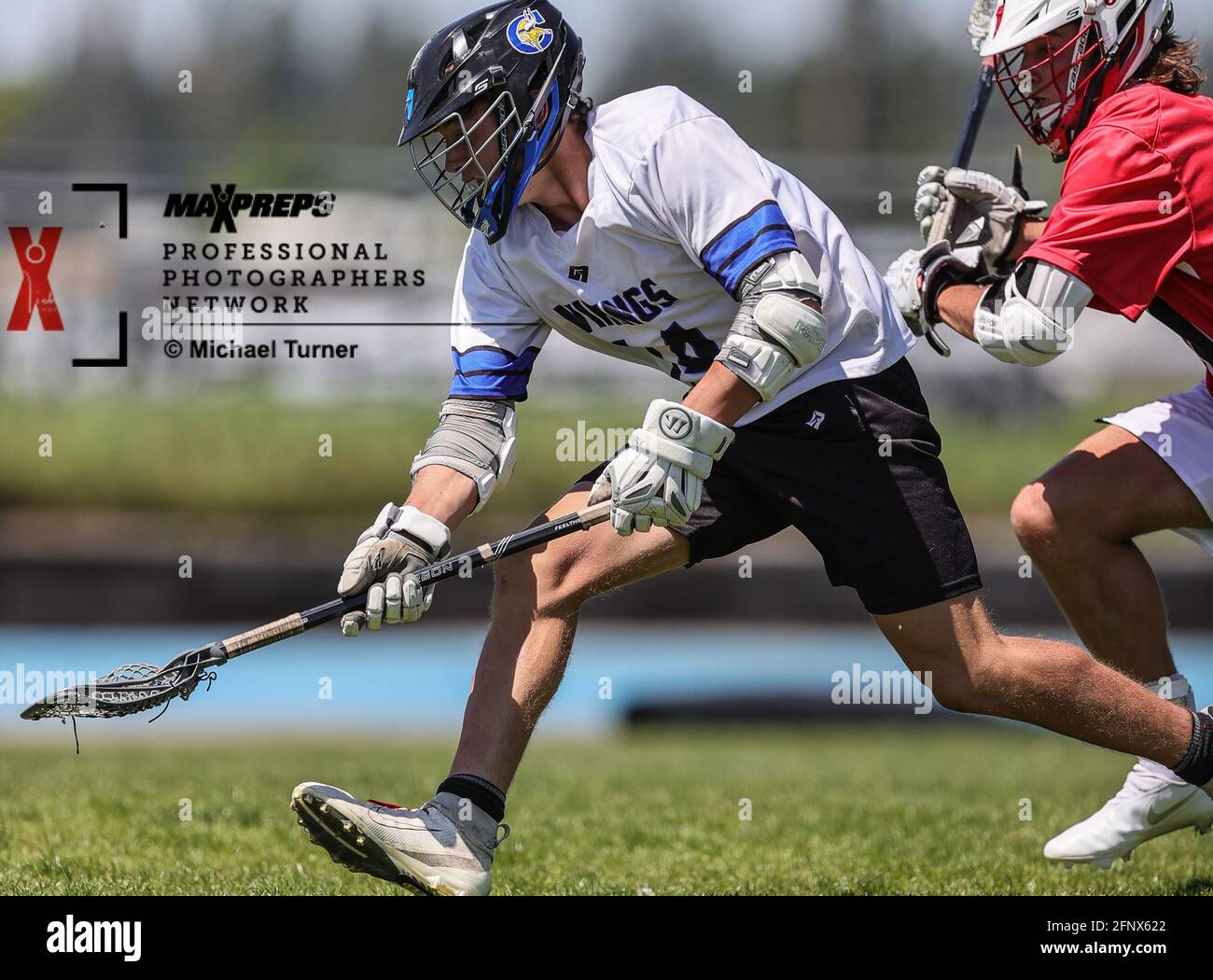 High School lacrosse action with Boise vs Coeur d'Alene High School in Coeur d'Alene, Idaho ...