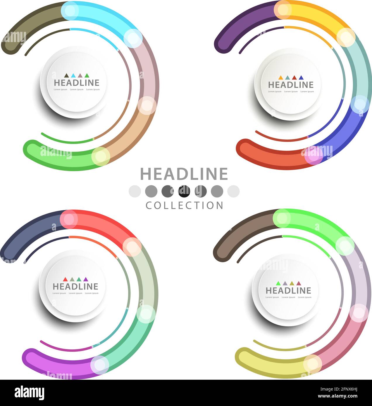 Brochure header colorful layout background template design Stock Vector ...
