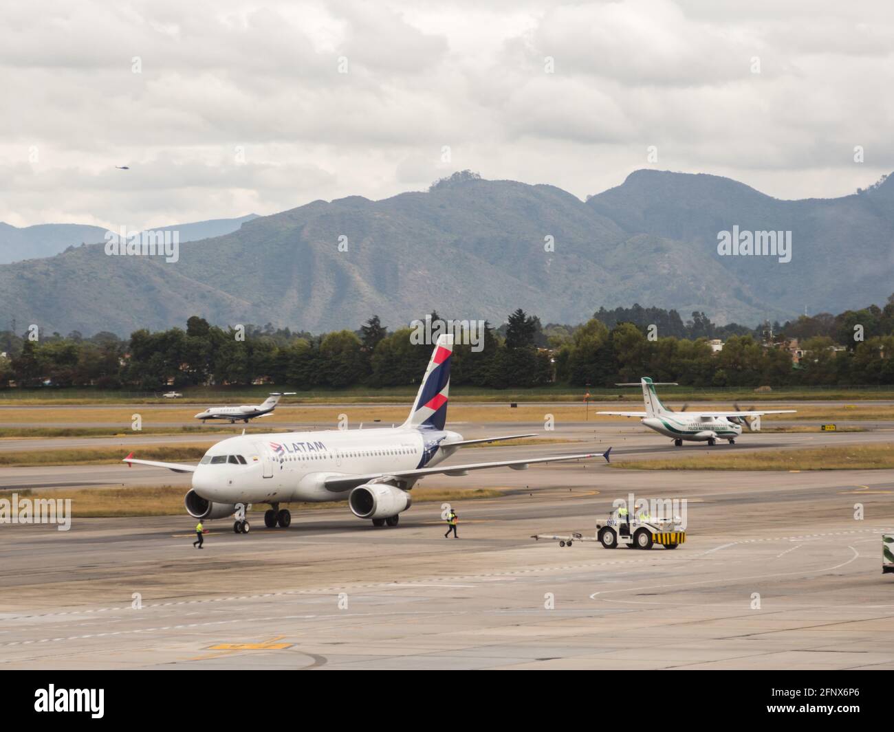 Bogota, Colombia - September, 2019: Airplane of airline LATAM and other ...