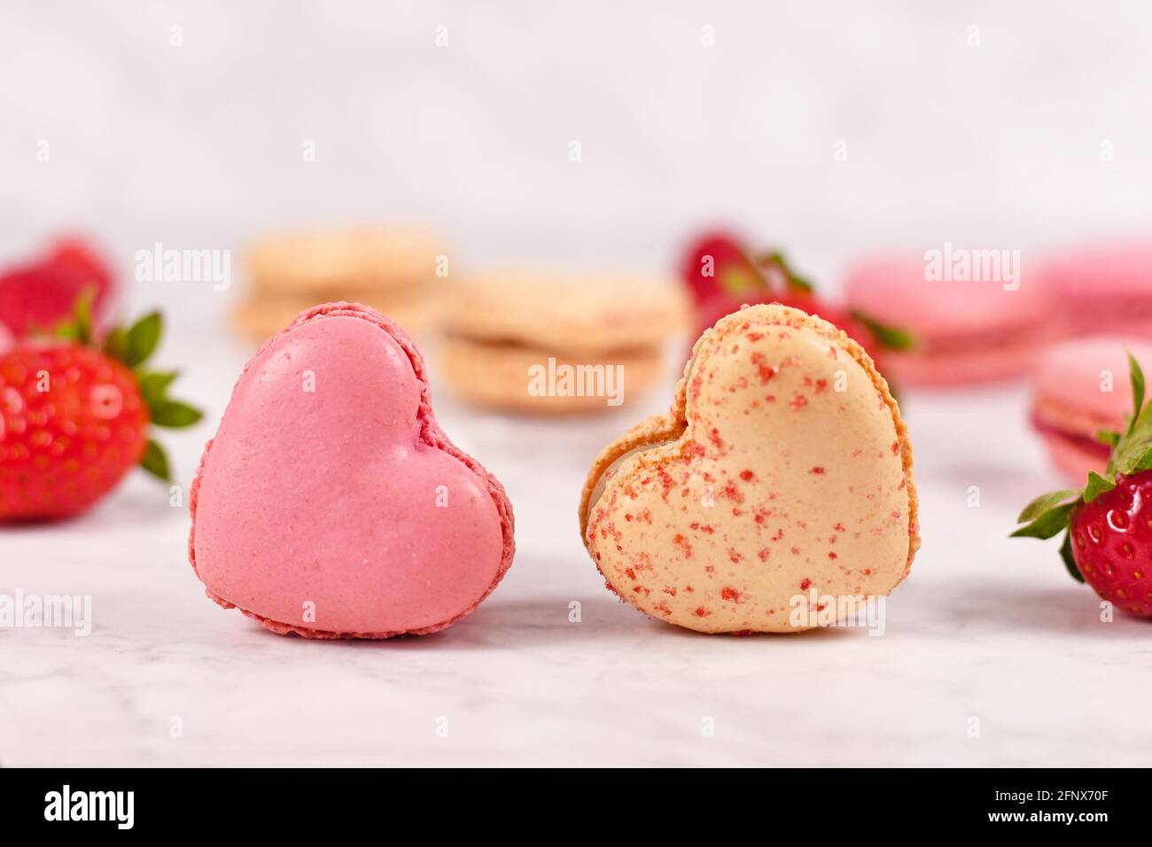Pink heart sweets hi-res stock photography and images - Alamy
