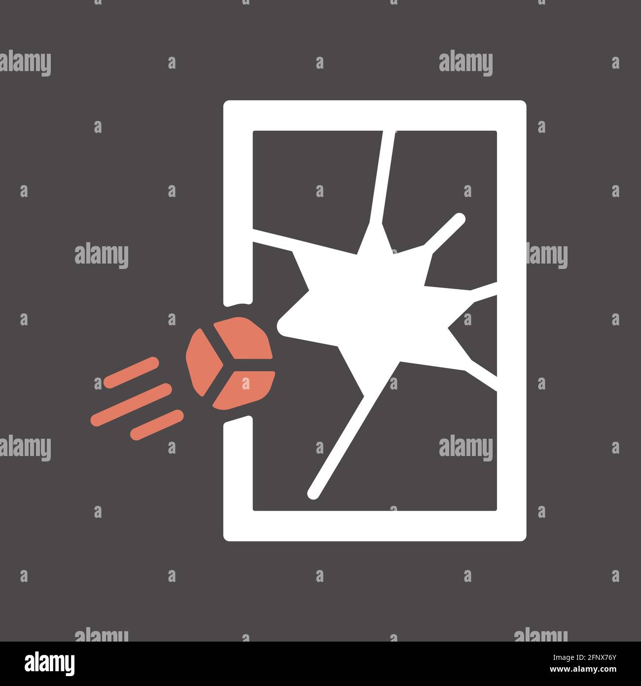 Shattered windows Stock Vector Images - Alamy