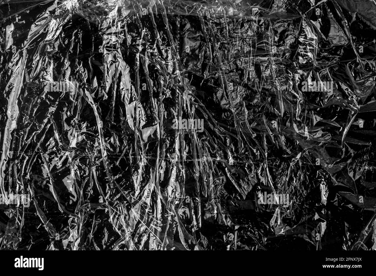 Black abstract grunge plastic material. Wrinkled texture. Dark ...