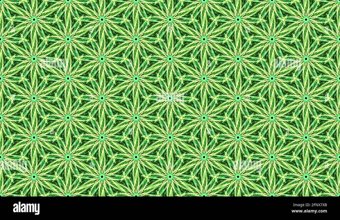 Grassy pattern, made with tiled geometric elements Stock Photo - Alamy