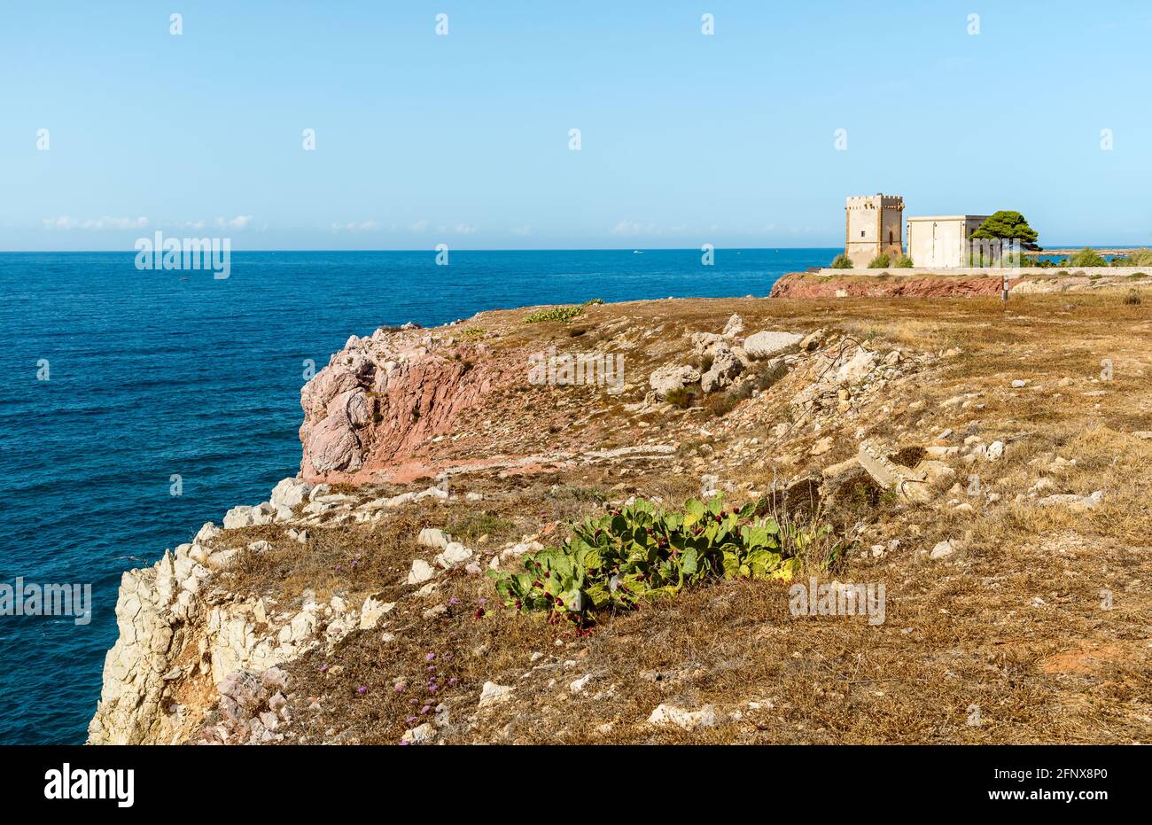 The Tower Alba or Tower of Cala Rossa, is a defense tower on the coast ...