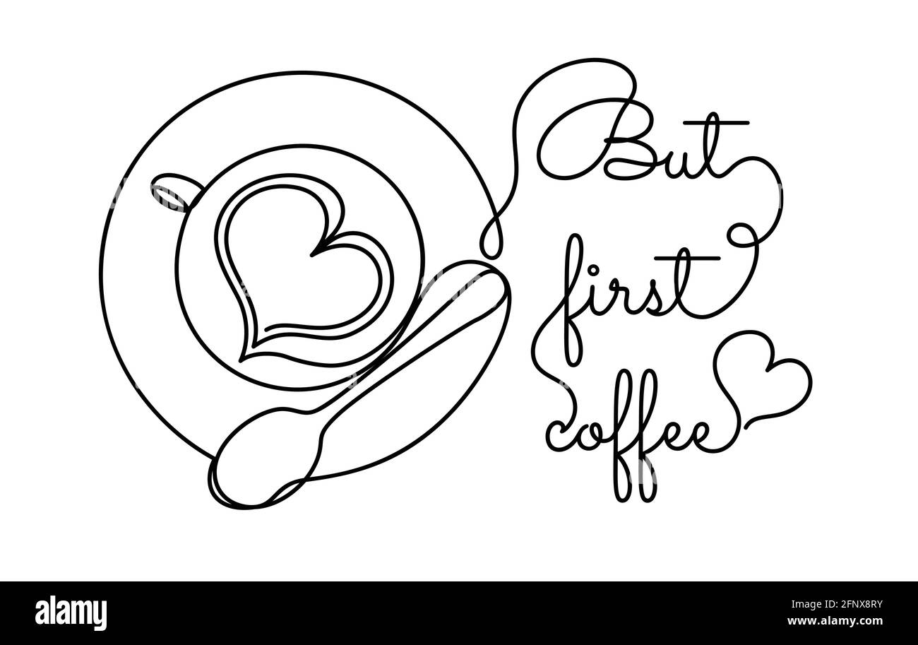 Coffee cup in shape Black and White Stock Photos & Images - Alamy