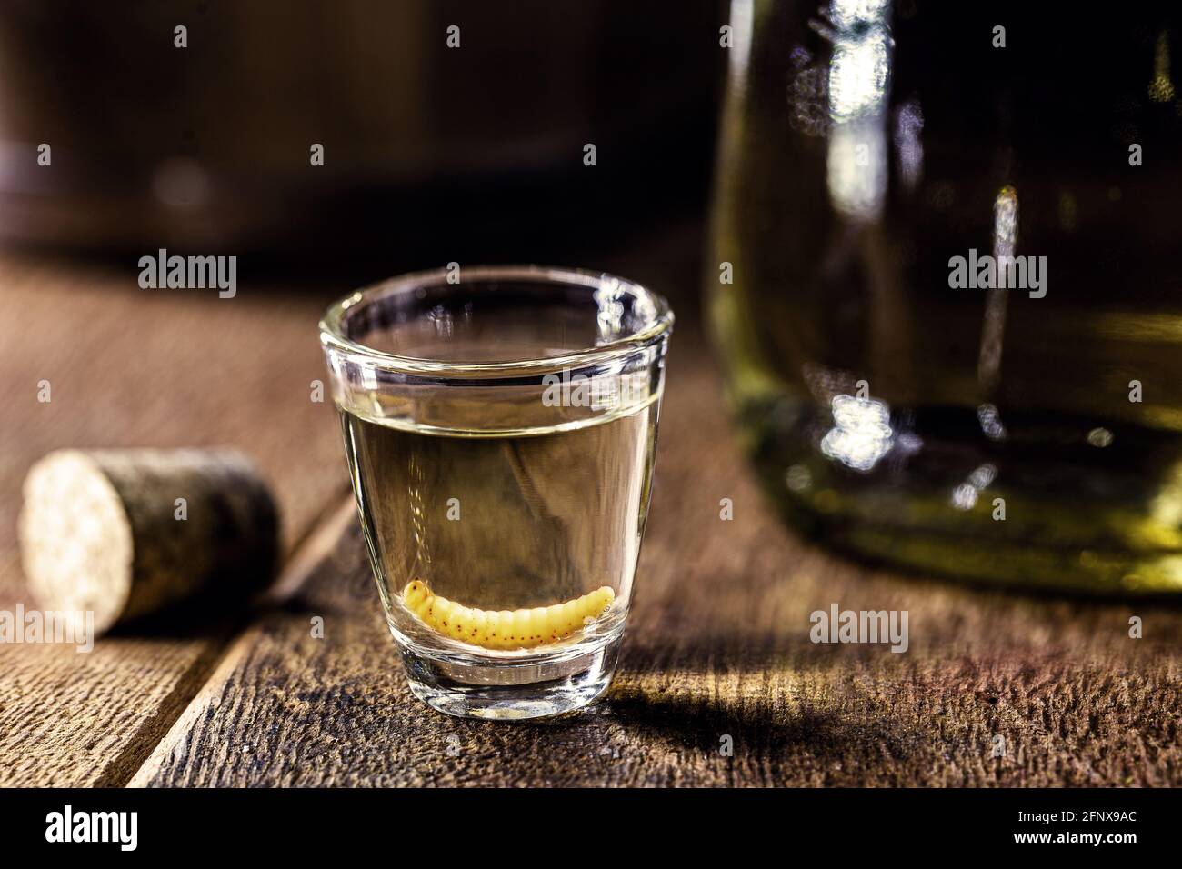 Mezcal (or mescal) is commonly known as "Mexican tequila with larva ...