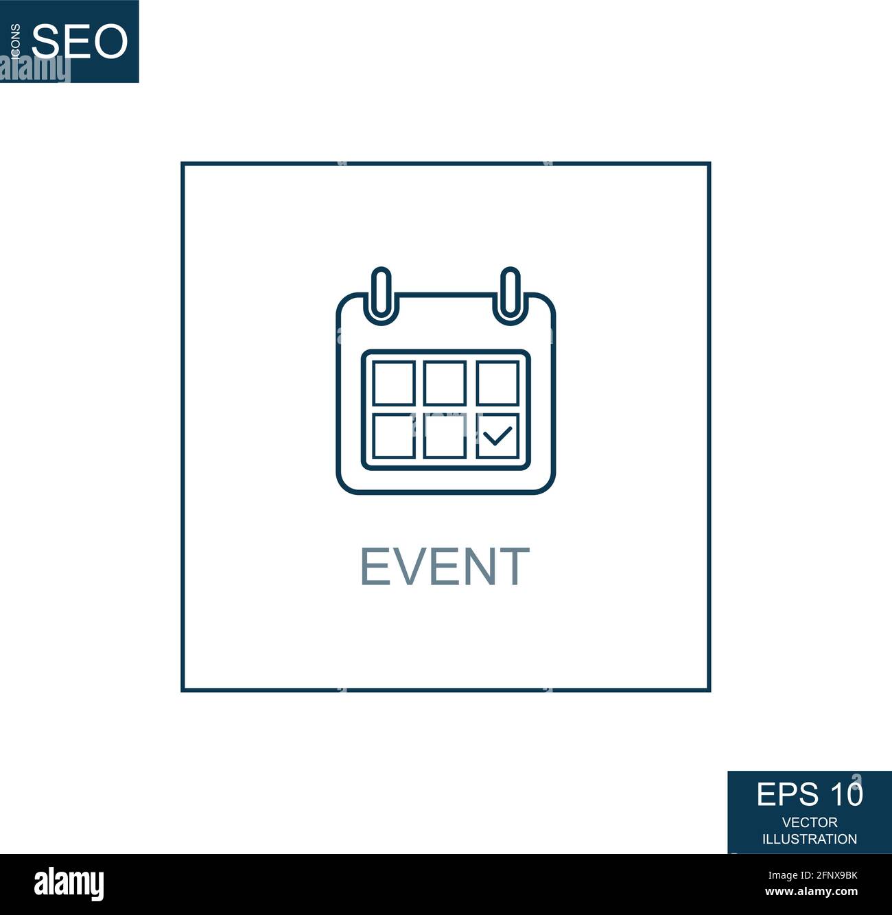 Abstract business icons, CEO team event - Vector illustration Stock ...