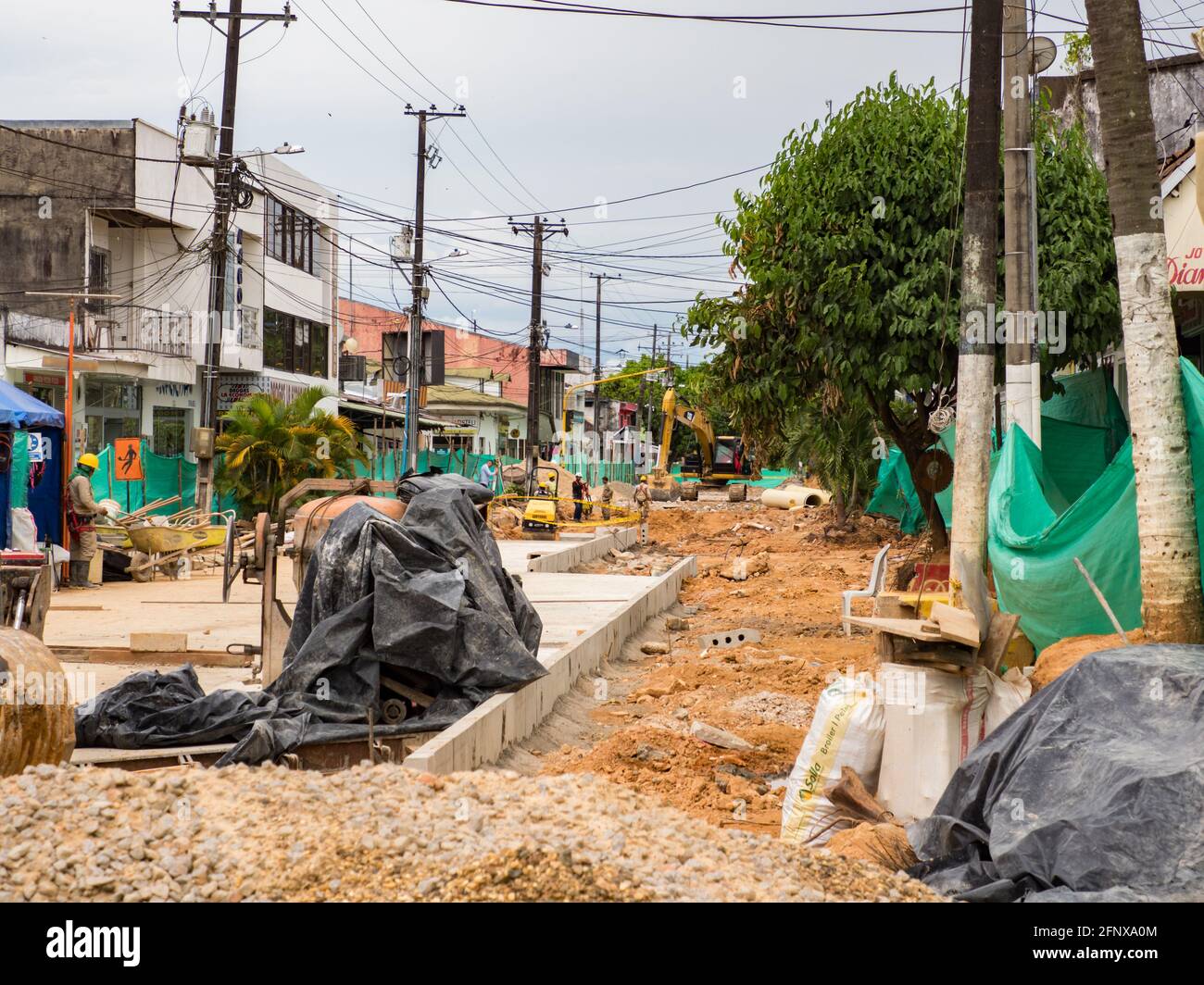 Colombia road build hi-res stock photography and images - Alamy