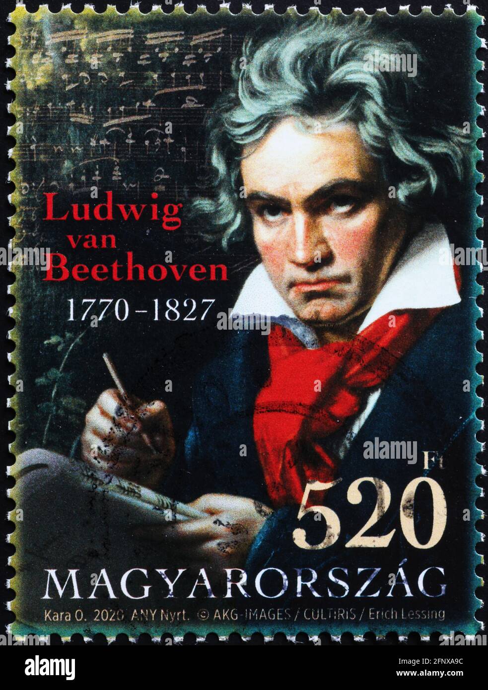 Letter composer ludwig van beethoven hi-res stock photography and ...