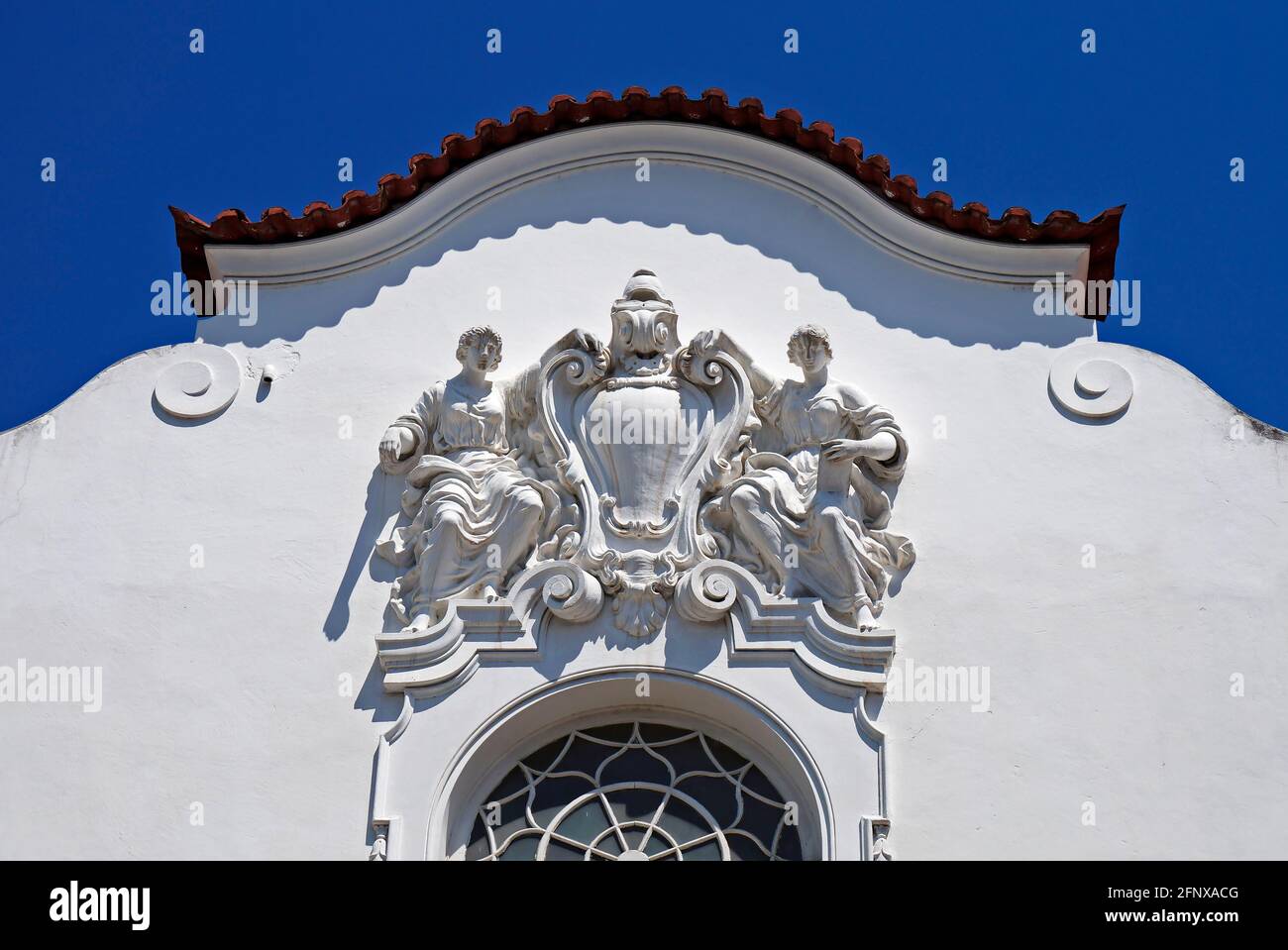 Neocolonial style in architecture, Rio de Janeiro, Brazil Stock Photo ...