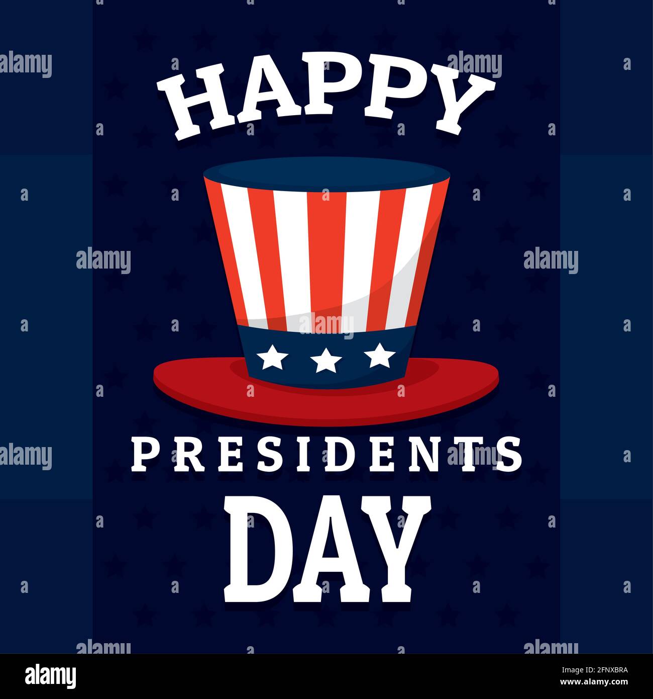 Presiden day greeting card Flag of United States Vector Stock Vector ...