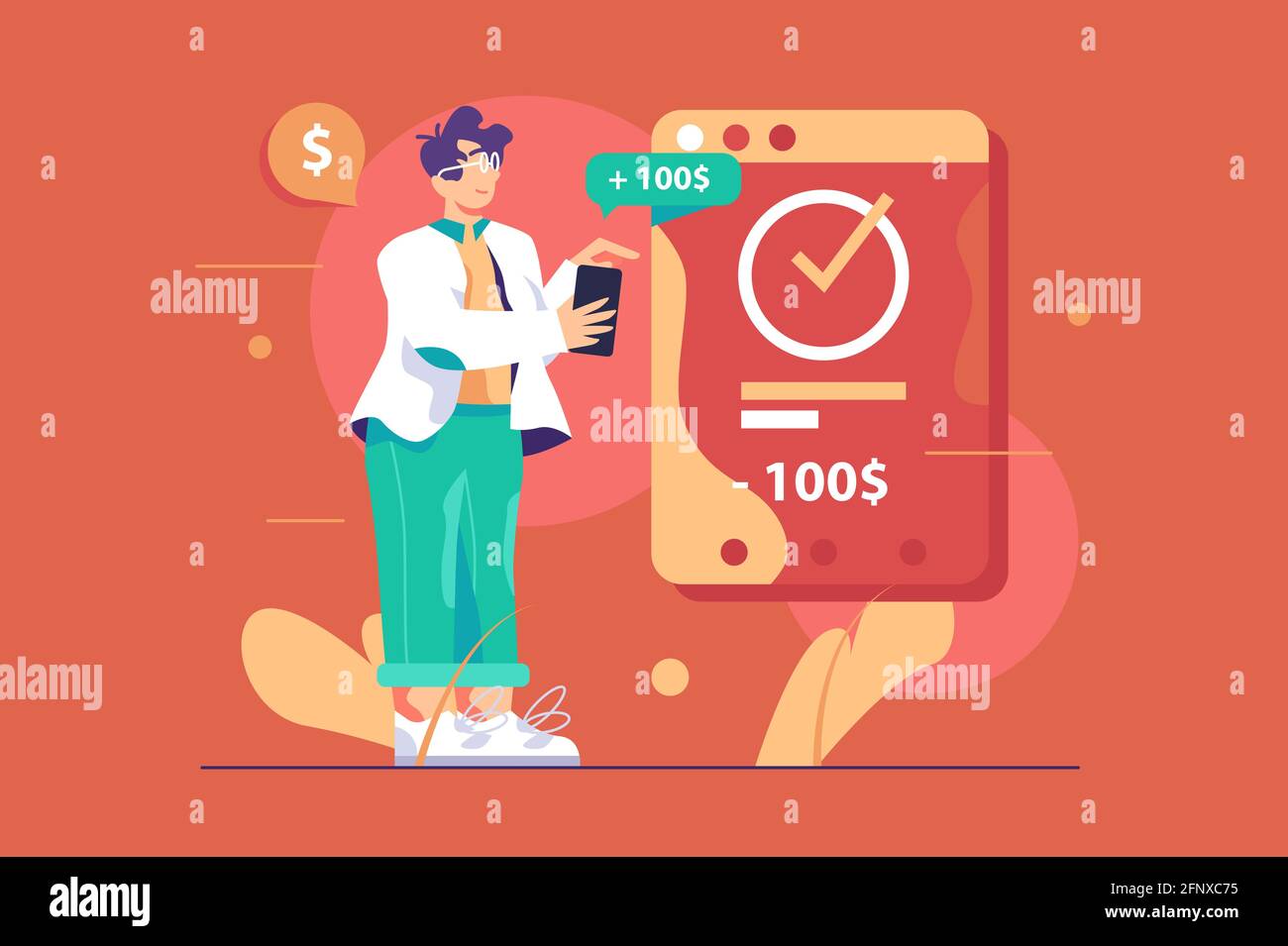 Man budget Stock Vector Images - Alamy