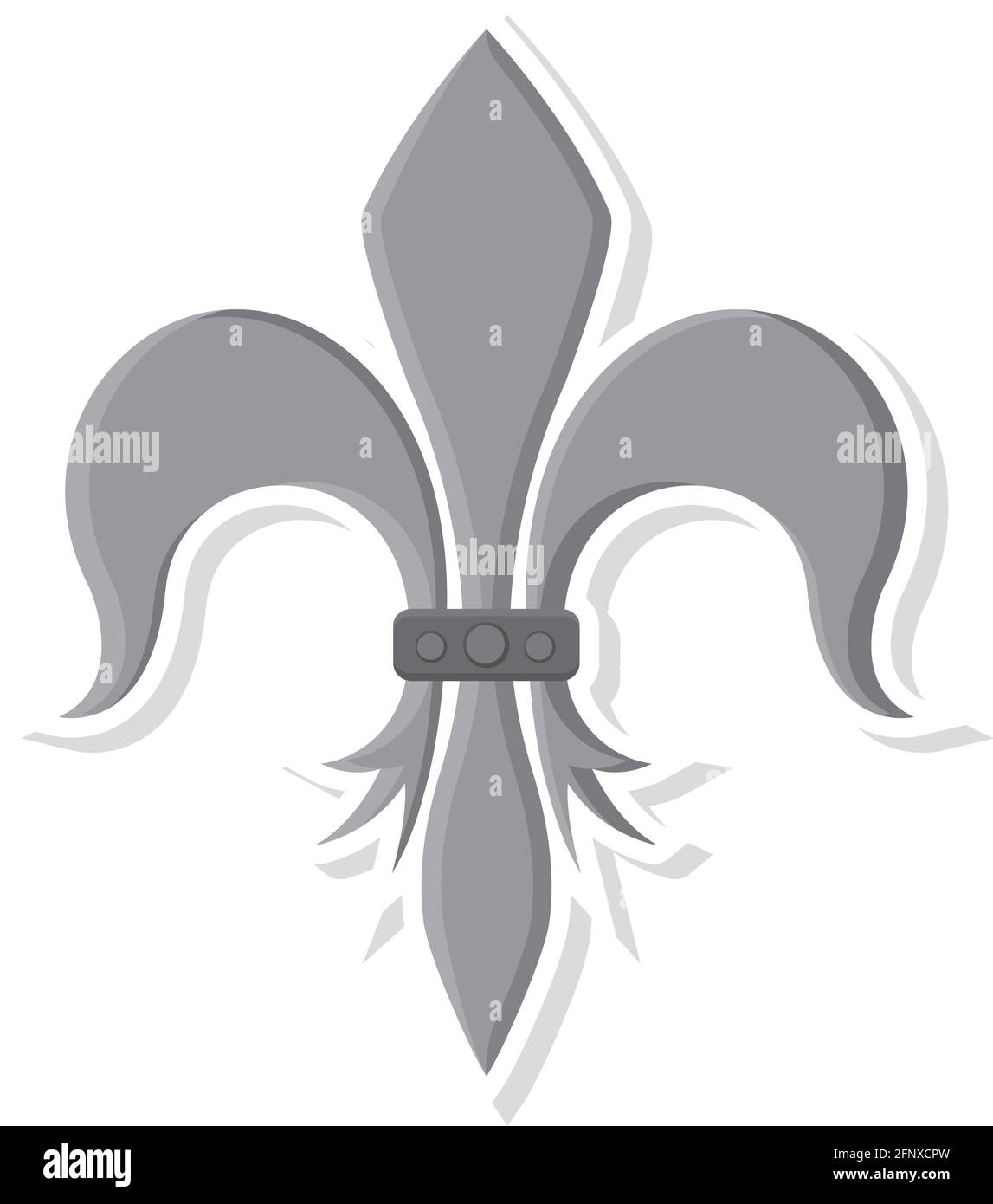 Isolated fleur de lis icon Vintage heraldic emblem Vector Stock Vector ...