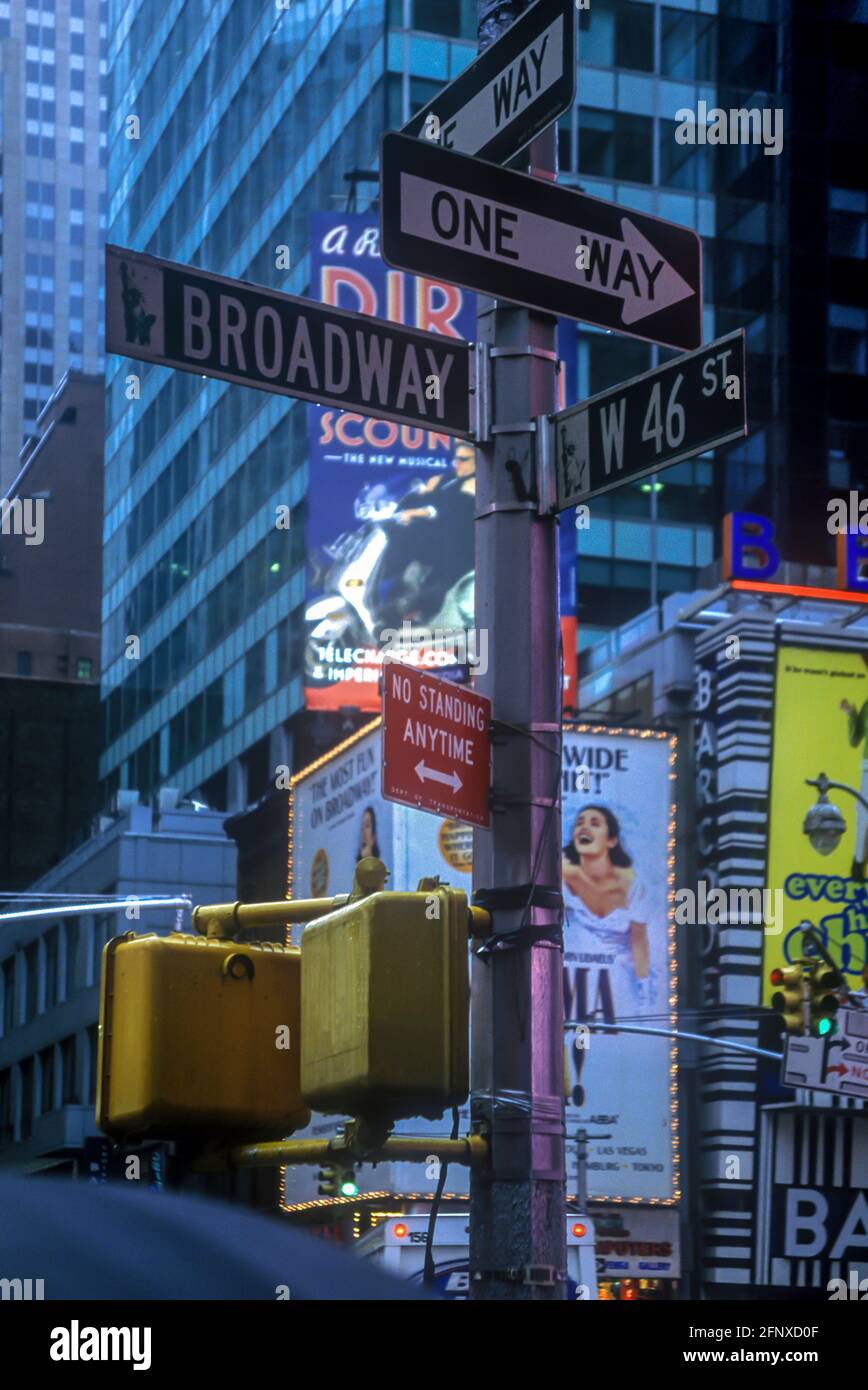 2005 HISTORICAL STREET SIGN TIMES SQUARE MIDTOWN MANHATTAN NEW YORK ...