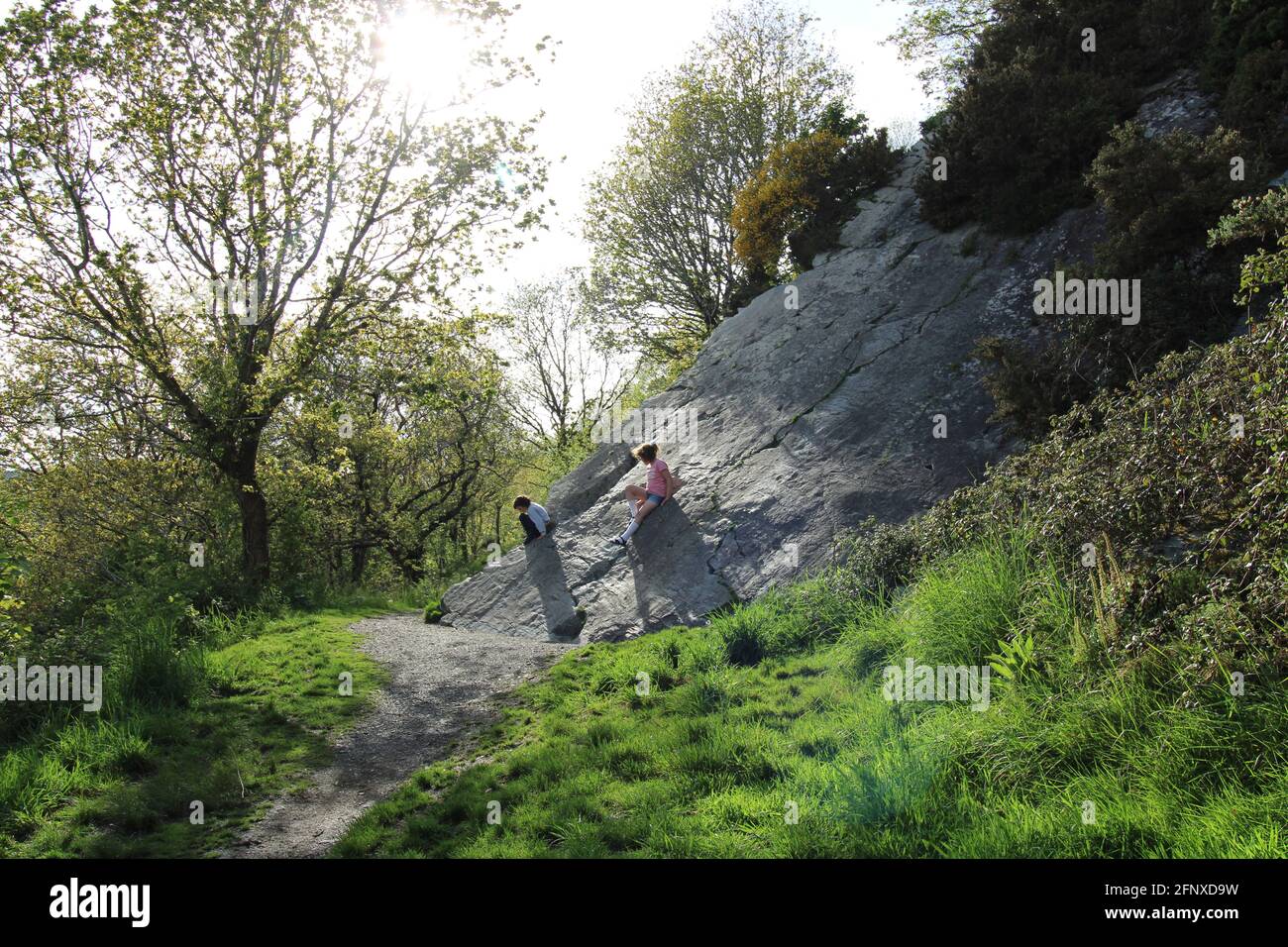 walk in the stuning nature of North Devon area Stock Photo - Alamy