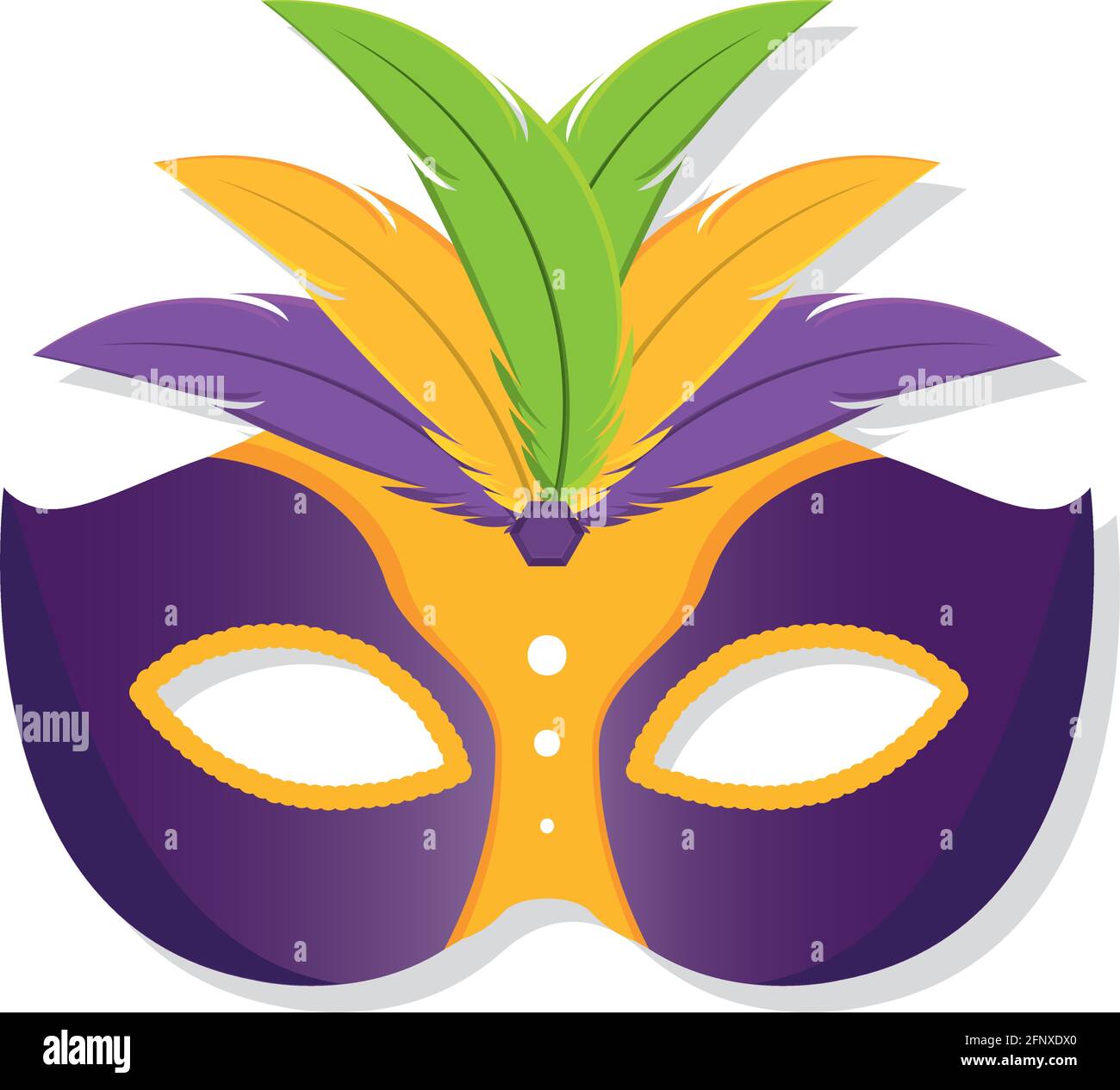 Mardi Gras Mask Vector