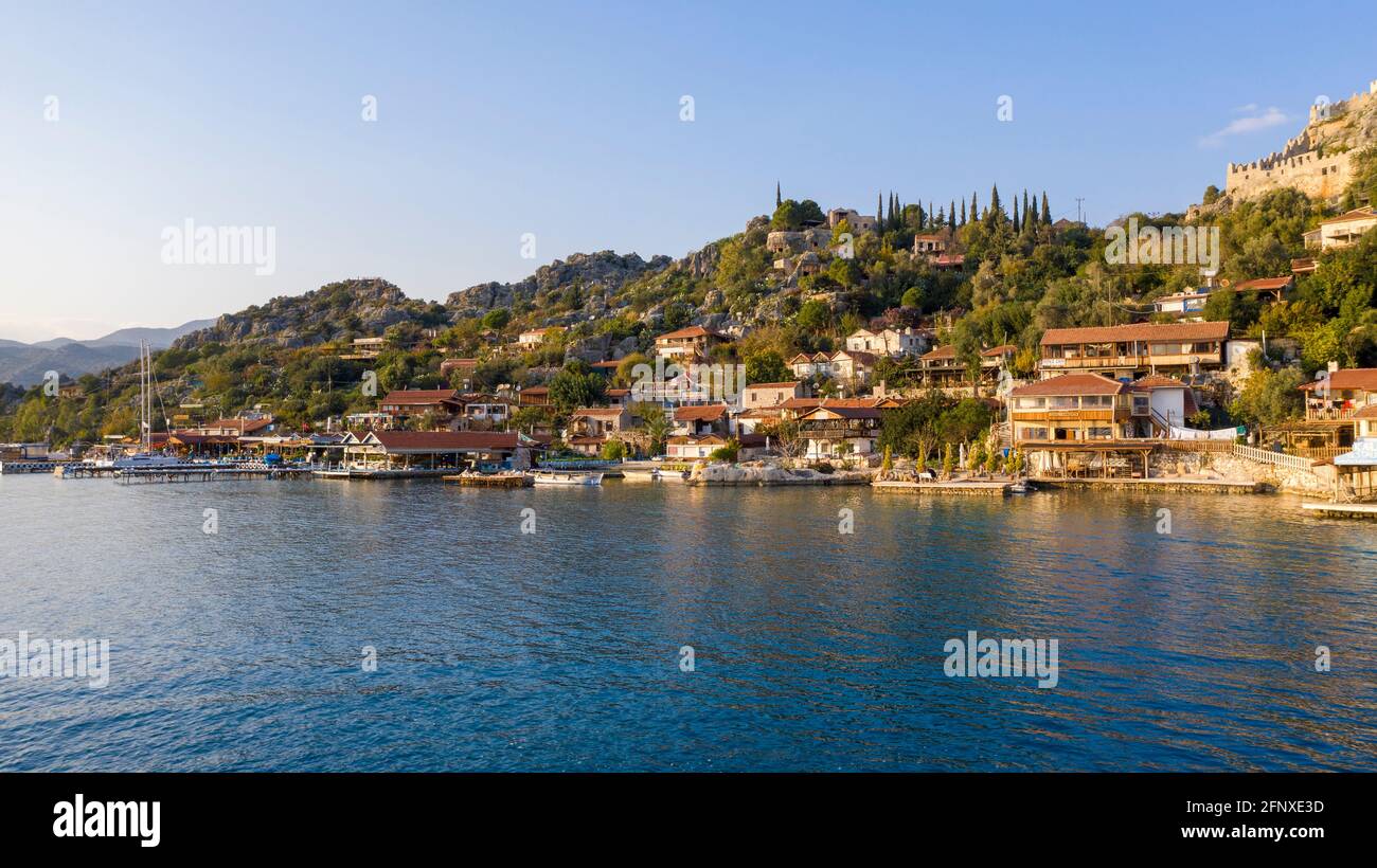 High resolution Turkey island. Located in the city of Antalya, this ...