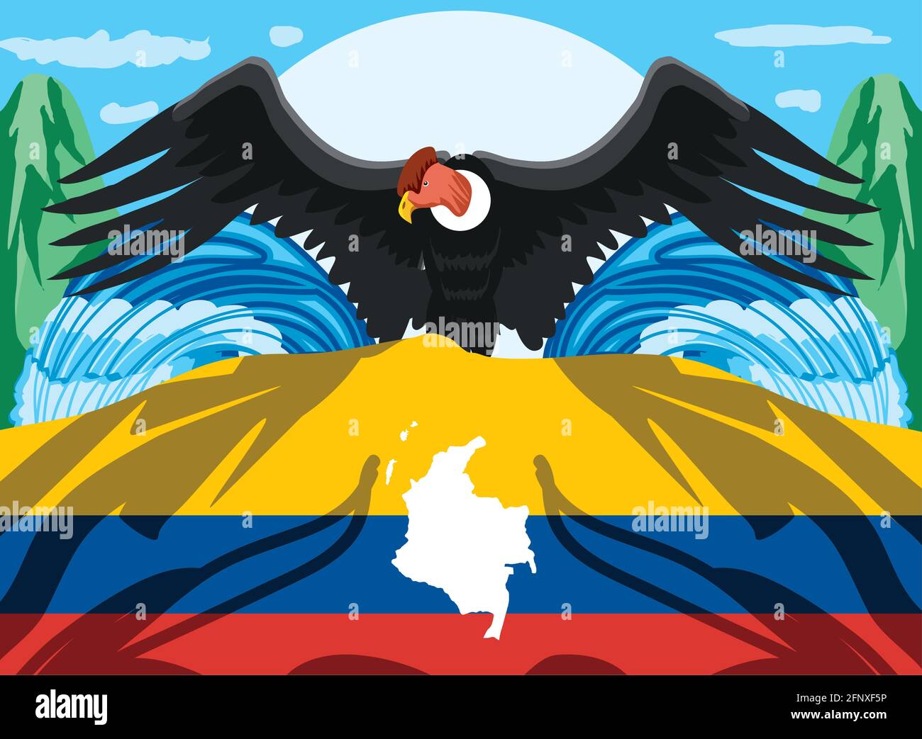 Colombian condor Stock Vector Images - Alamy