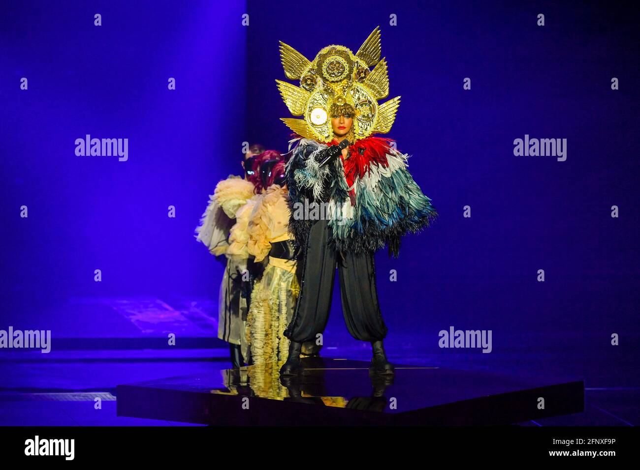 Senhit (San Marino) during the first dress rehearsal 2nd semifinal of ...