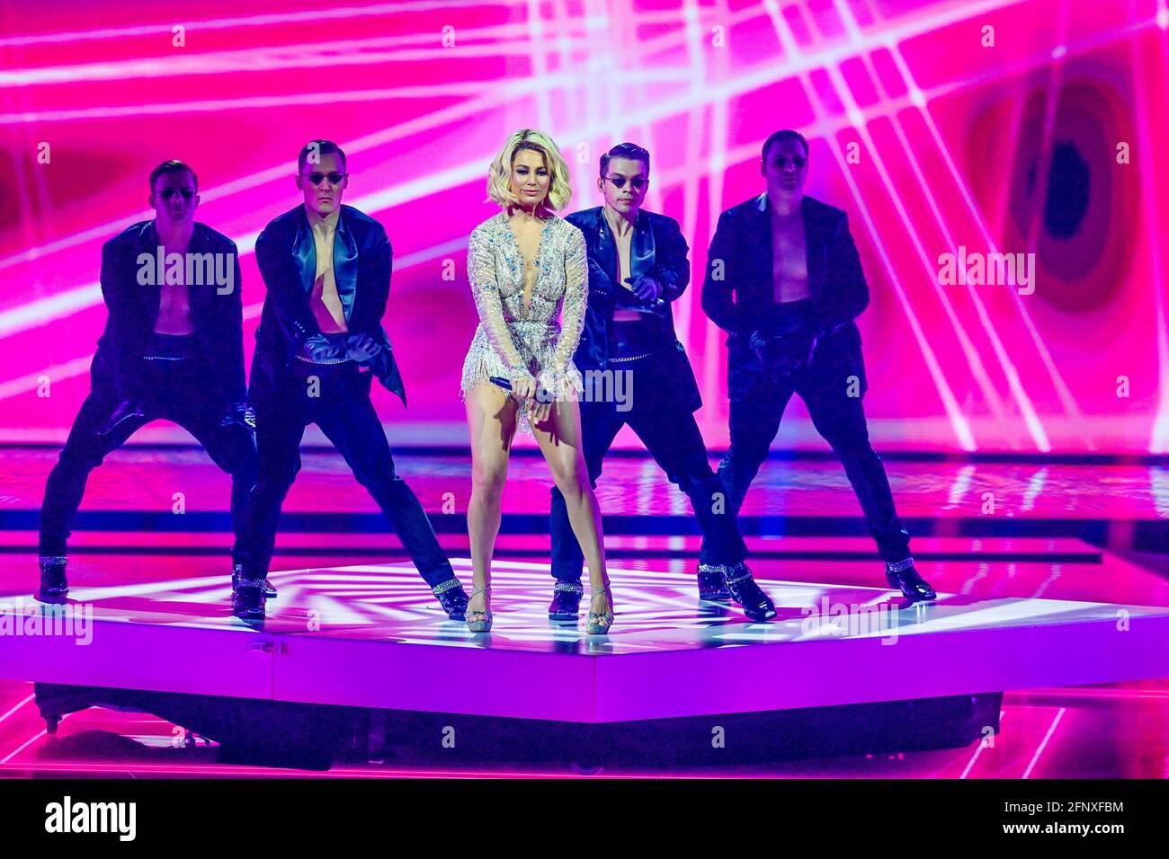 Natalia Gordienko (Moldavia) during the first dress rehearsal 2nd ...