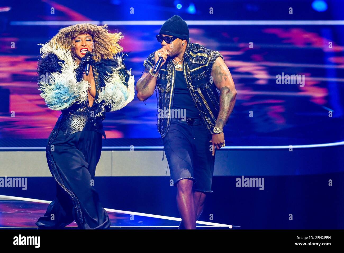 Senhit (San Marino) during the first dress rehearsal 2nd semifinal of ...