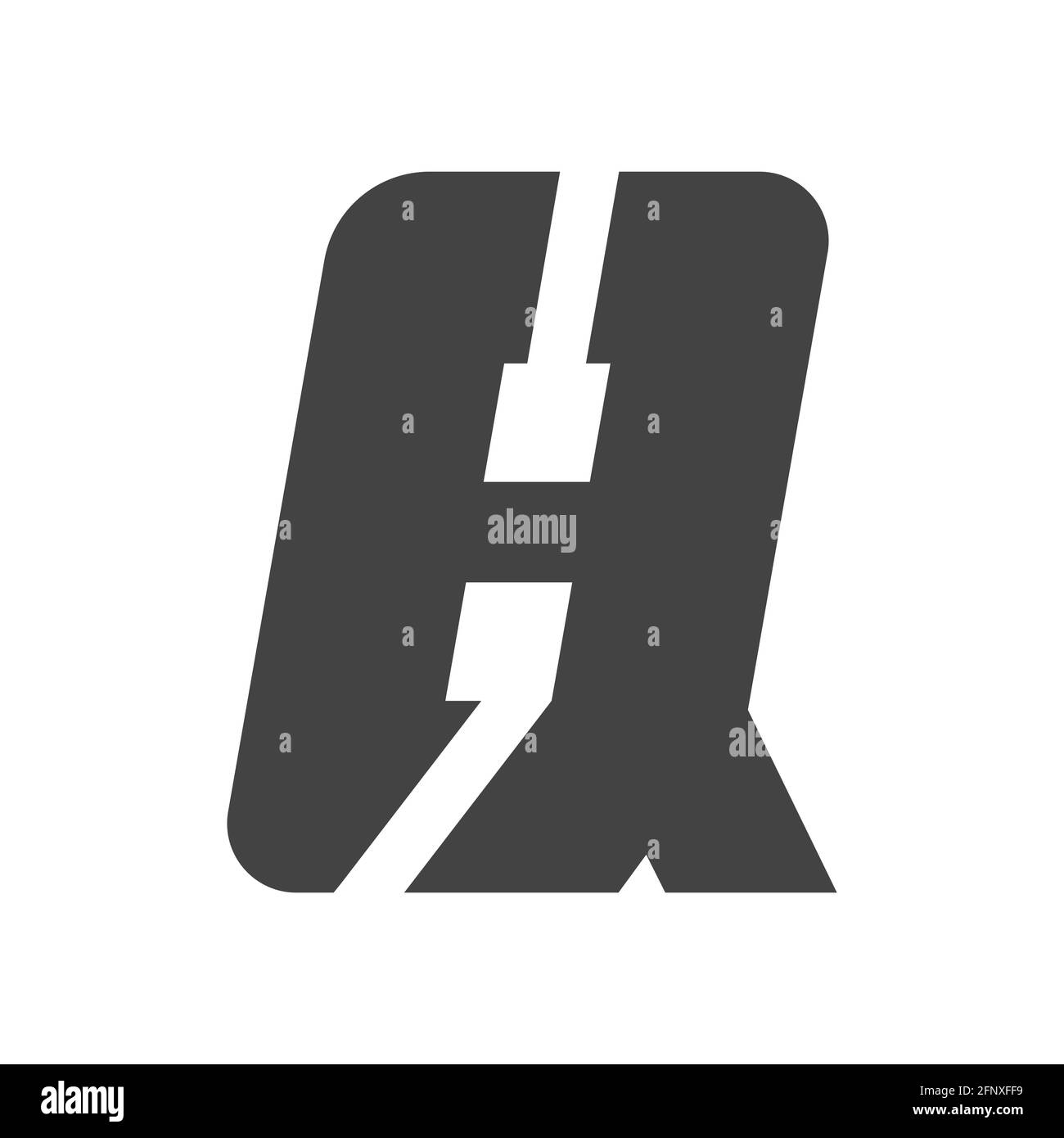 QH, HQ, Q AND H Abstract initial monogram letter alphabet logo design ...