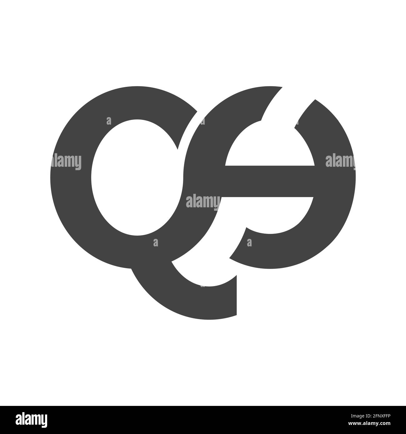 QH, HQ, Q AND H Abstract initial monogram letter alphabet logo design ...