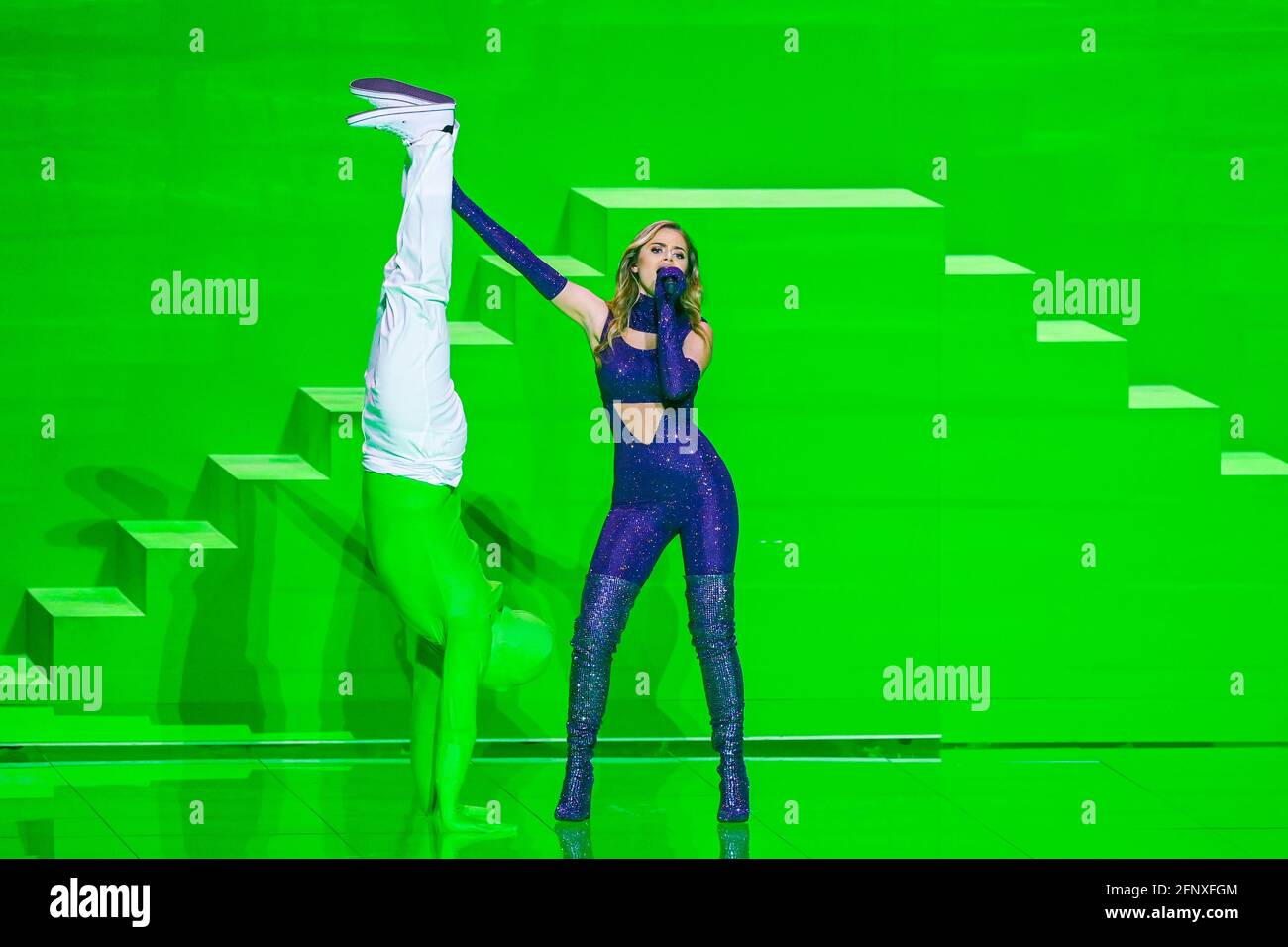 Stefania (Greece) during the first dress rehearsal 2nd semifinal of the ...