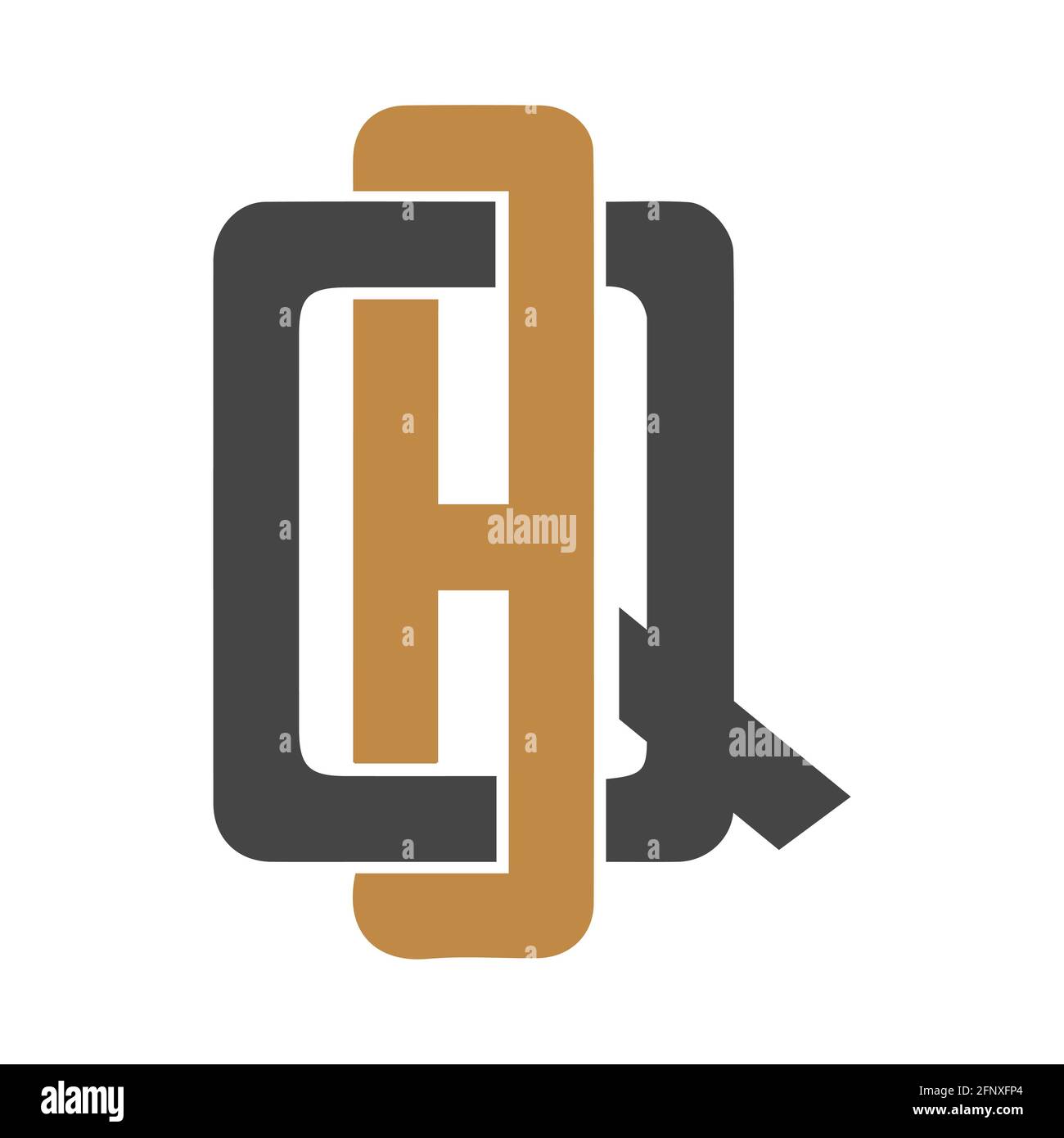 QH, HQ, Q AND H Abstract initial monogram letter alphabet logo design ...