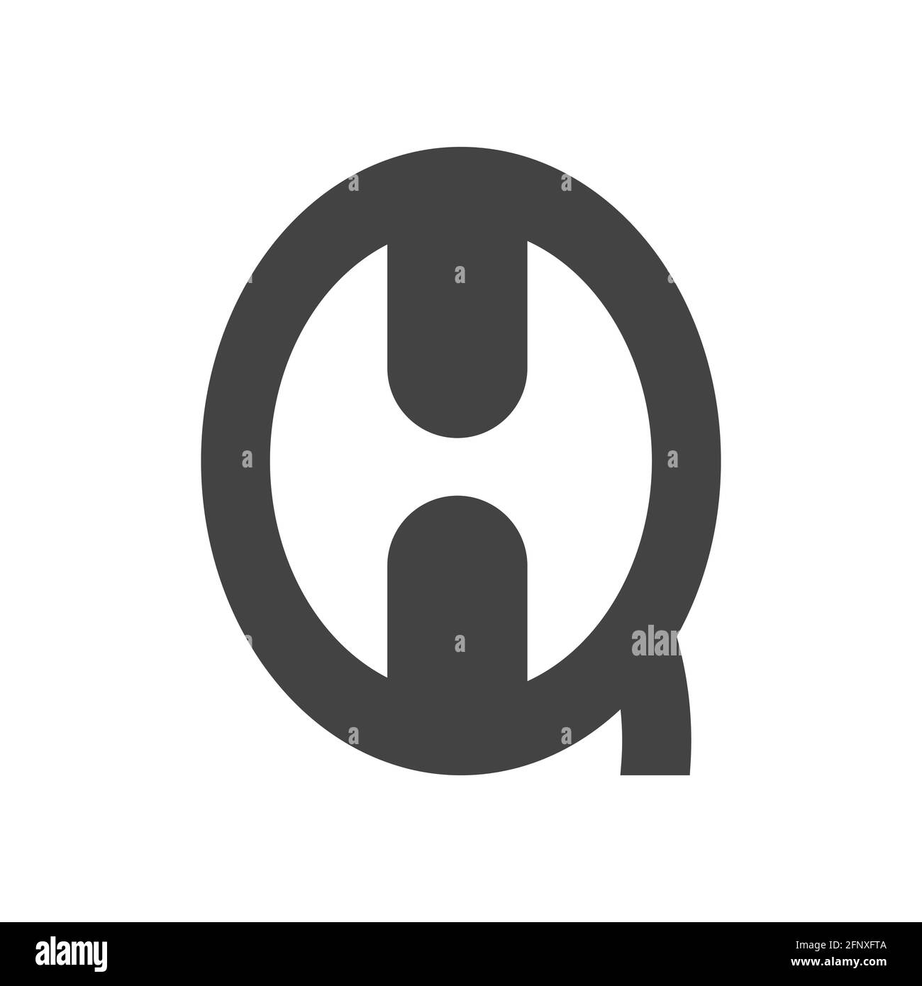 QH, HQ, Q AND H Abstract initial monogram letter alphabet logo design Stock Vector Image & Art ...