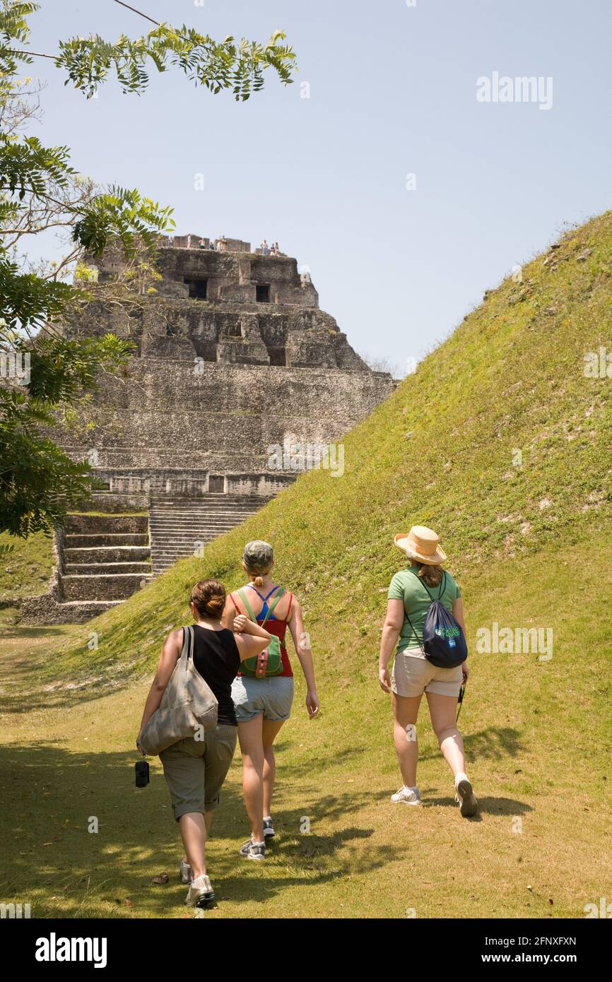 The Mayan ruins at Xunantunich, Belize Stock Photo - Alamy