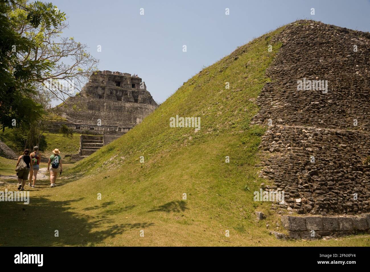 The Mayan ruins at Xunantunich, Belize Stock Photo - Alamy