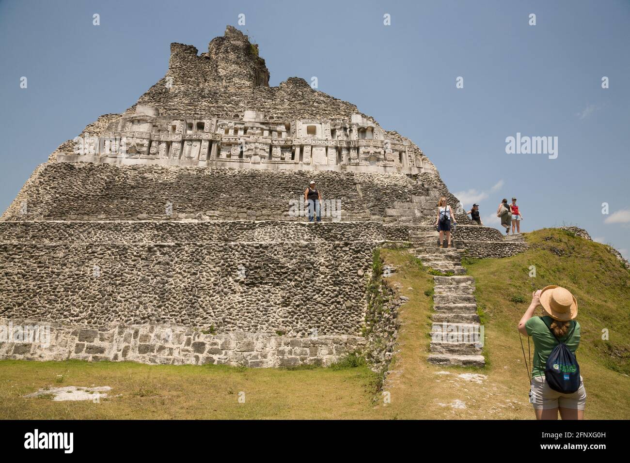 The Mayan ruins of Xunantunich, The Stone Maiden, or Lady of the Rocks ...