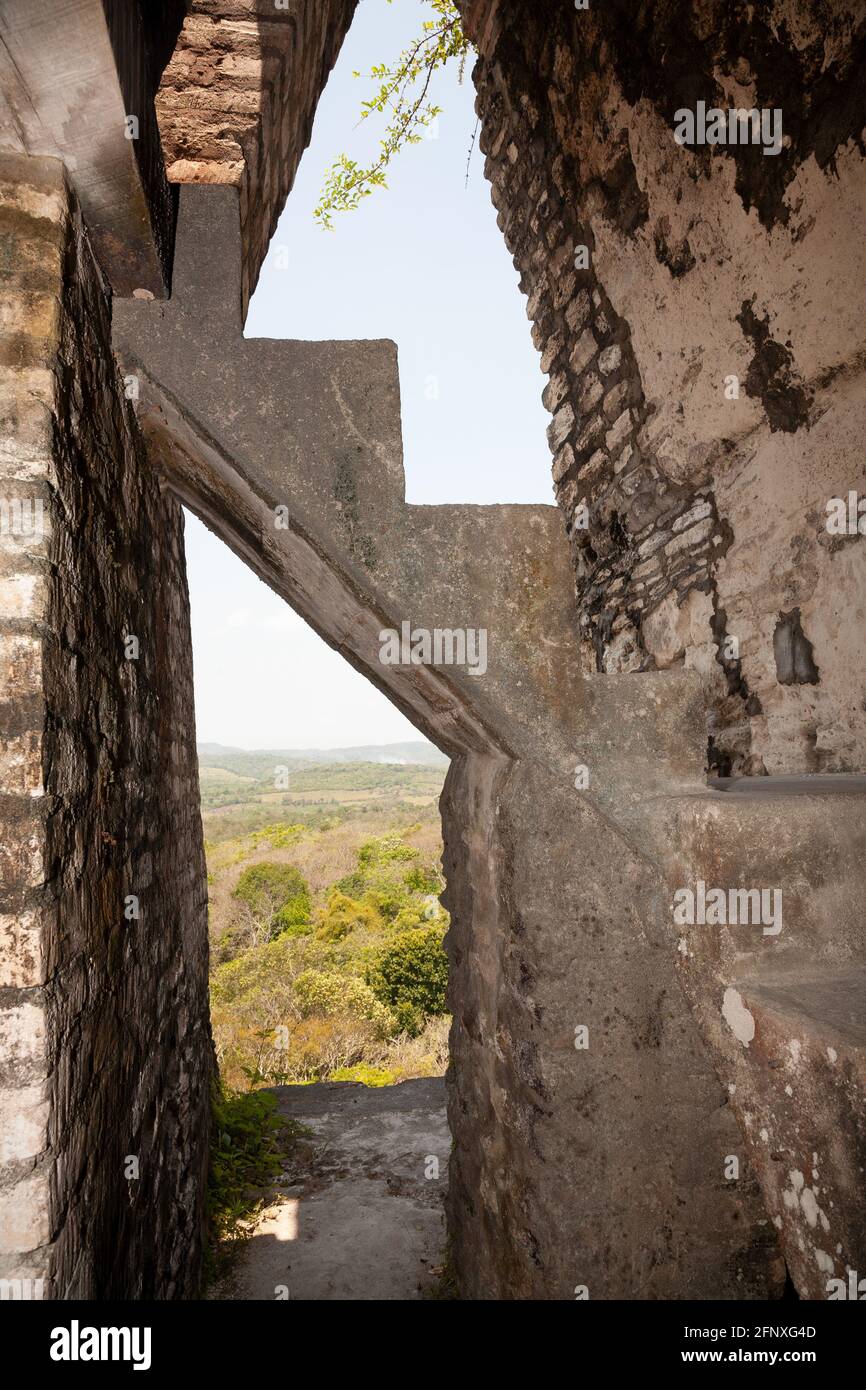 The Mayan ruins of Xunantunich, The Stone Maiden, or Lady of the Rocks ...