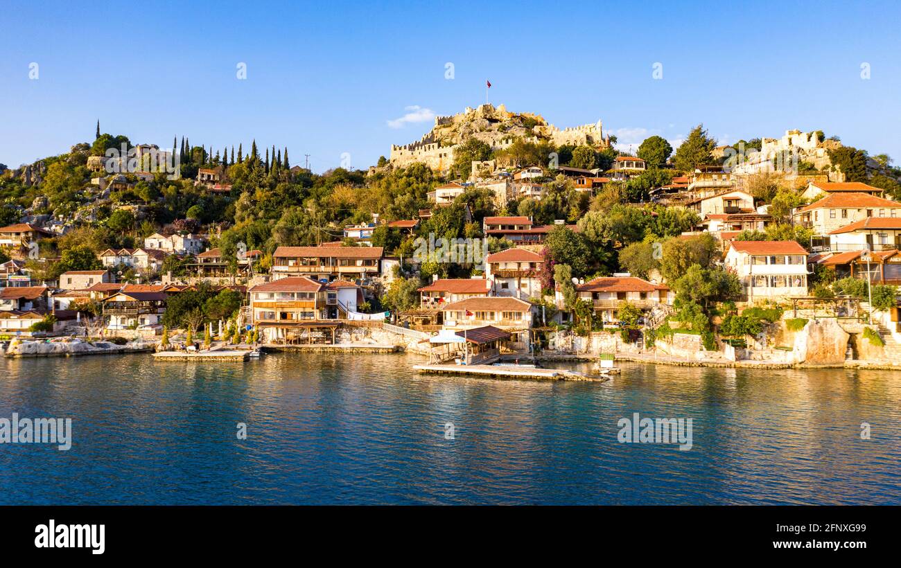 High resolution Turkey island. Located in the city of Antalya, this ...