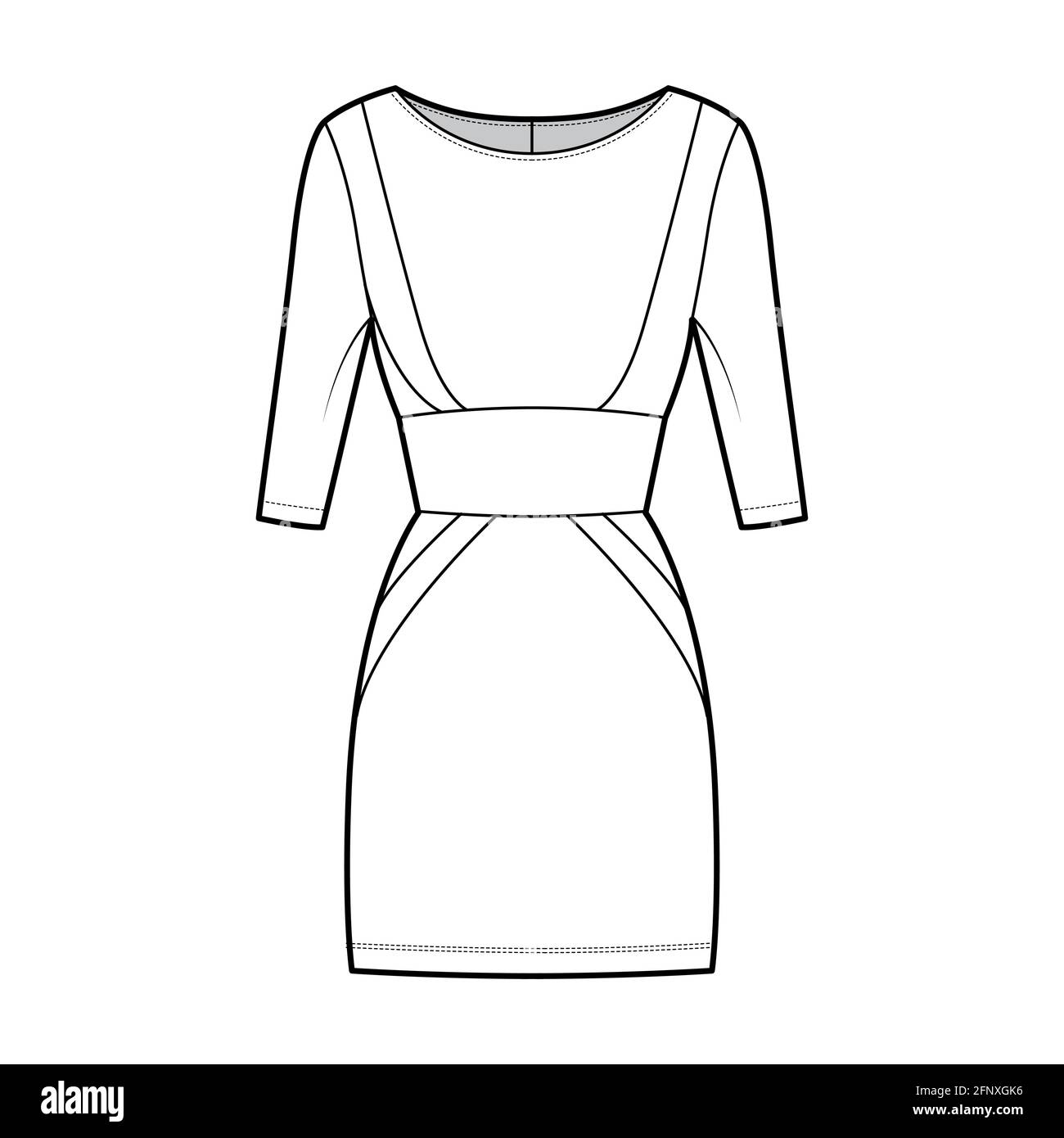 Sketch Dress Silhouettes