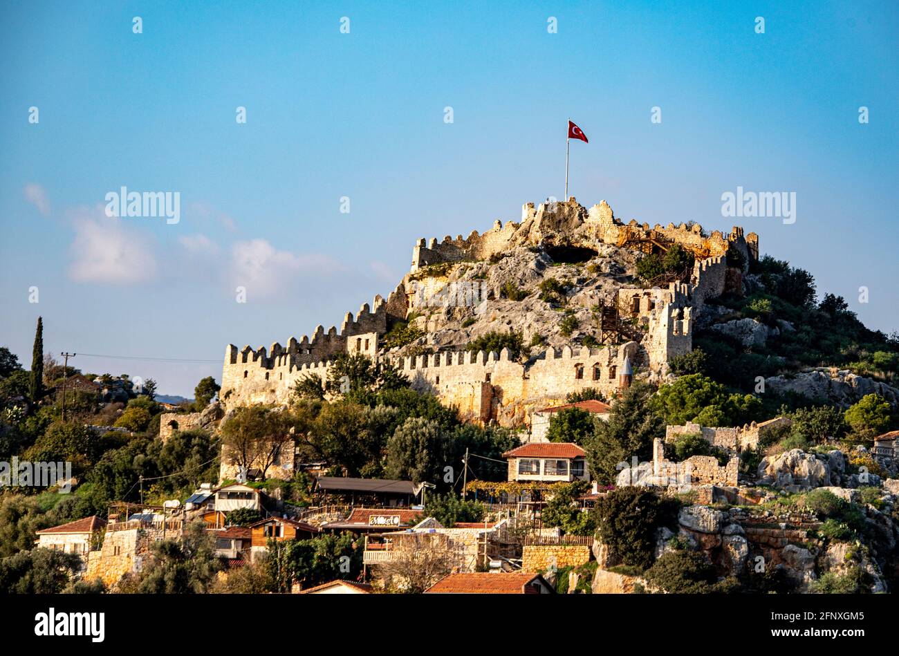Natural beauties of Kekova island in Antalya province in Turkey, with ...