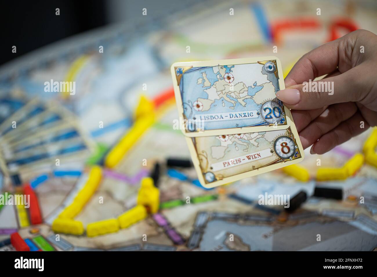 Board game ticket to ride hi-res stock photography and images - Alamy