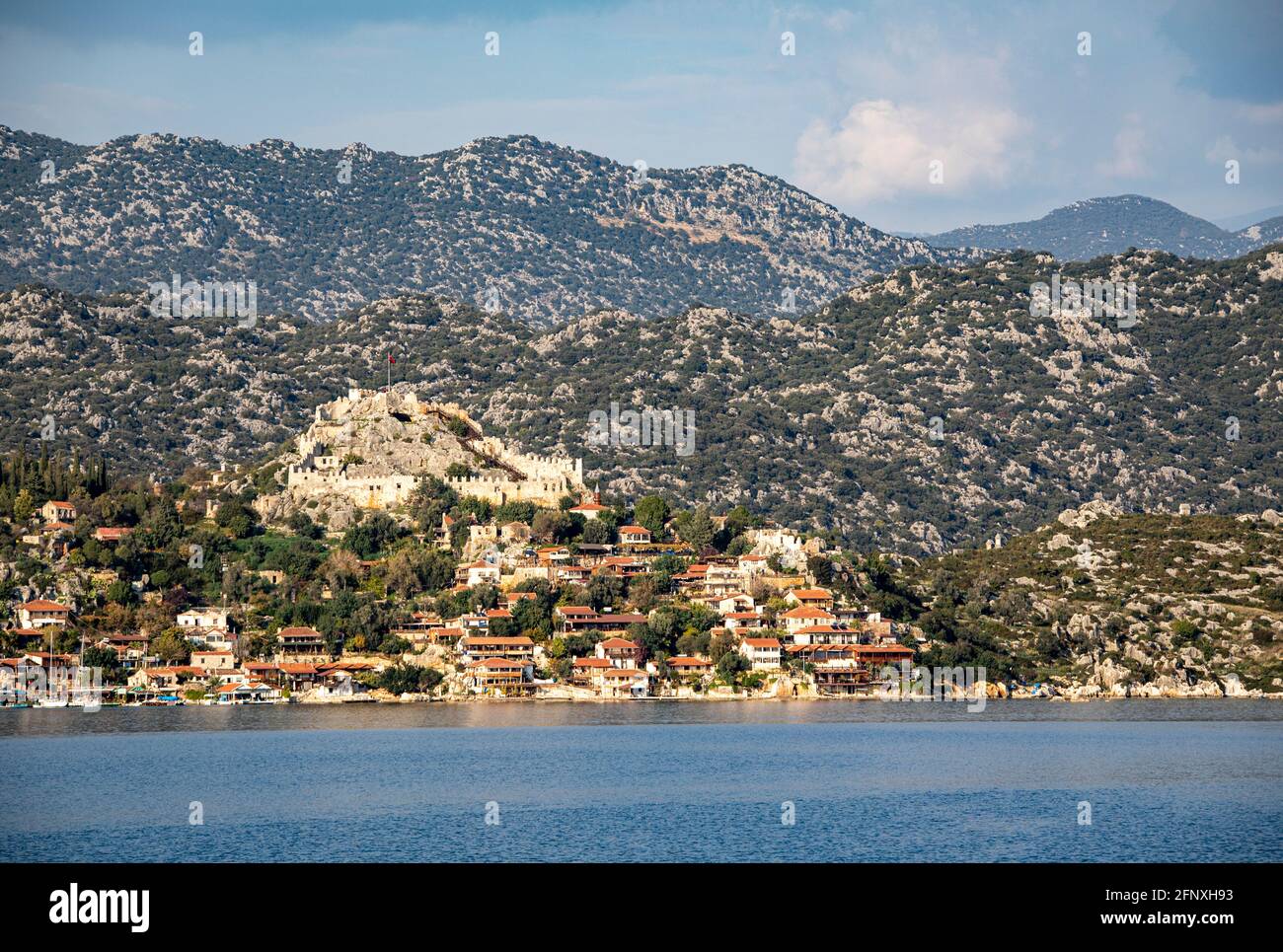 Natural beauties of Kekova island in Antalya province in Turkey, with ...