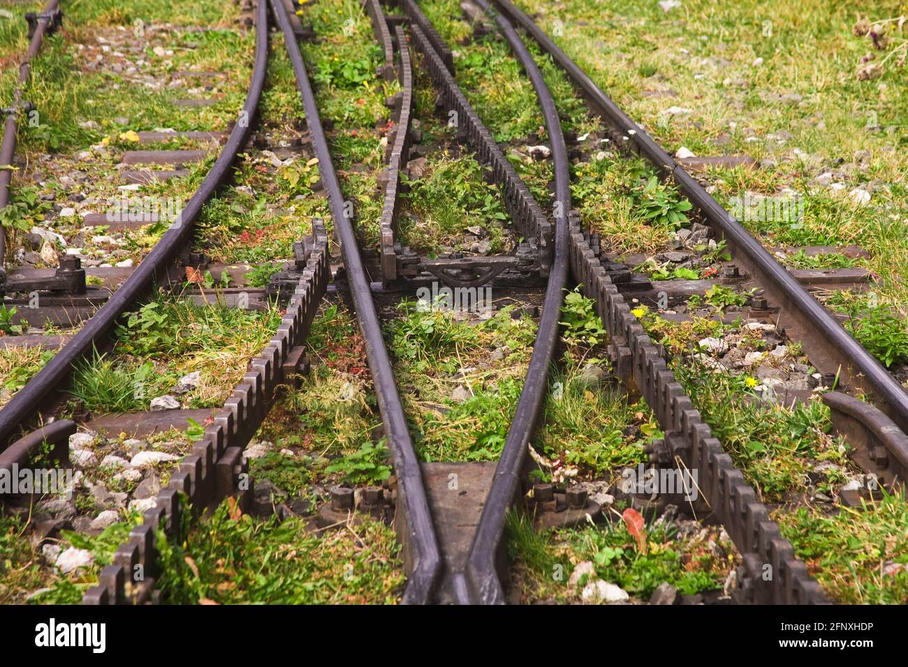 Cog rails rail hi-res stock photography and images - Alamy