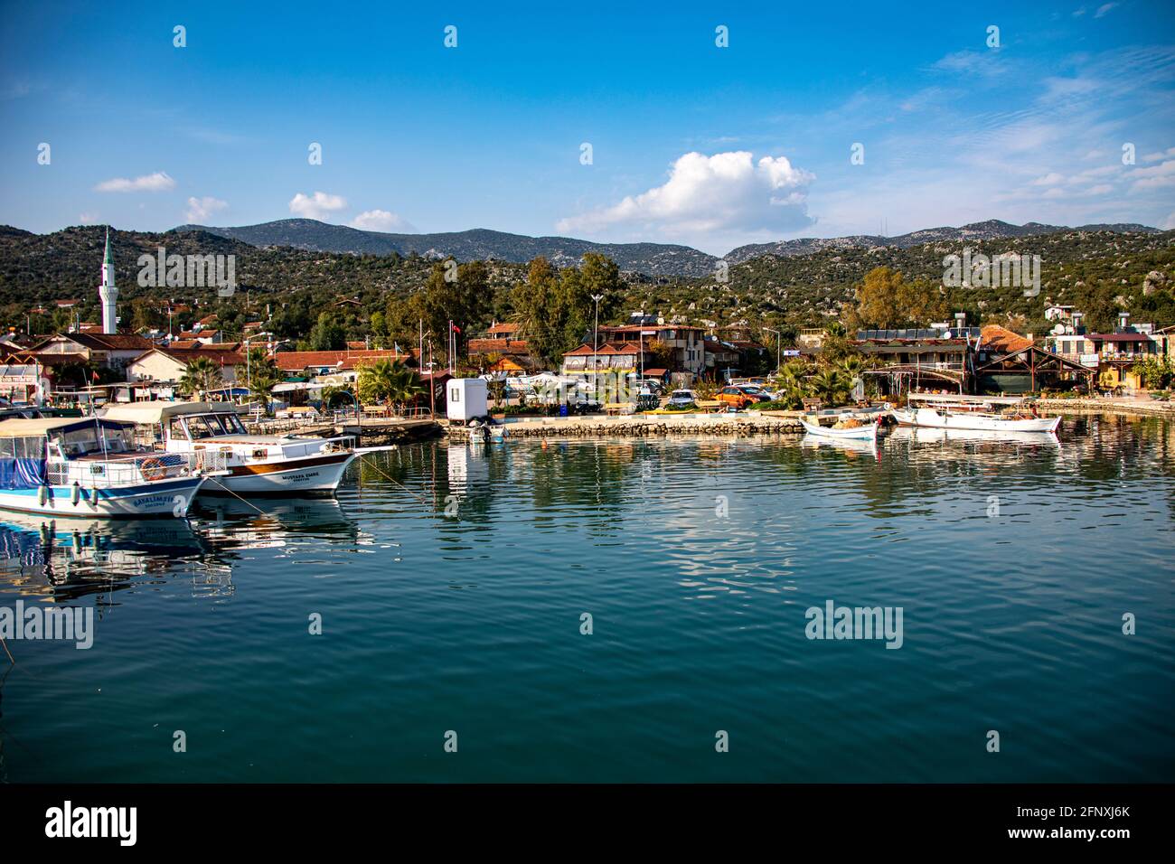 Natural beauties of Kekova island in Antalya province in Turkey, with ...