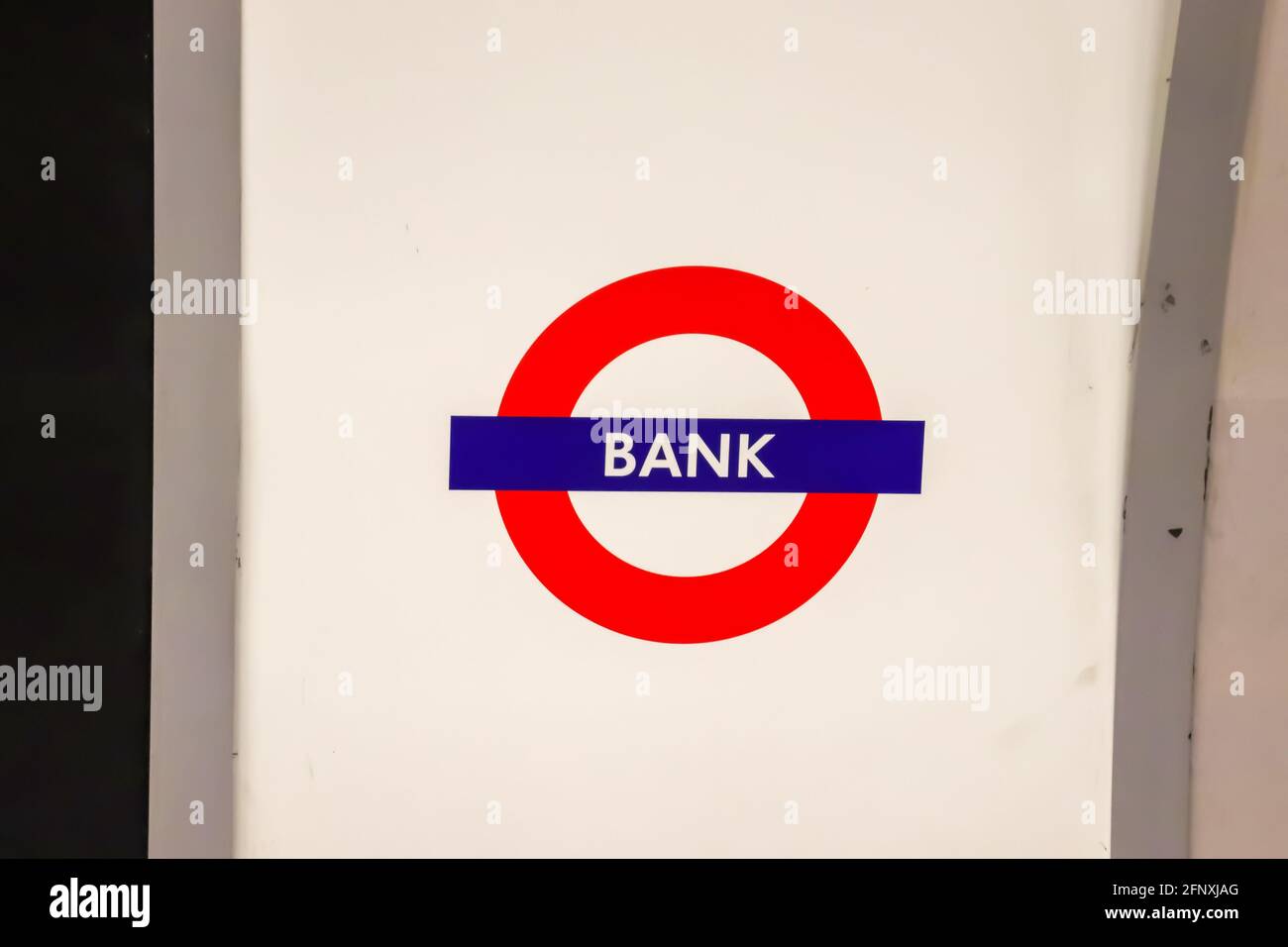 Station sign of the London underground tube in a close up view Stock ...