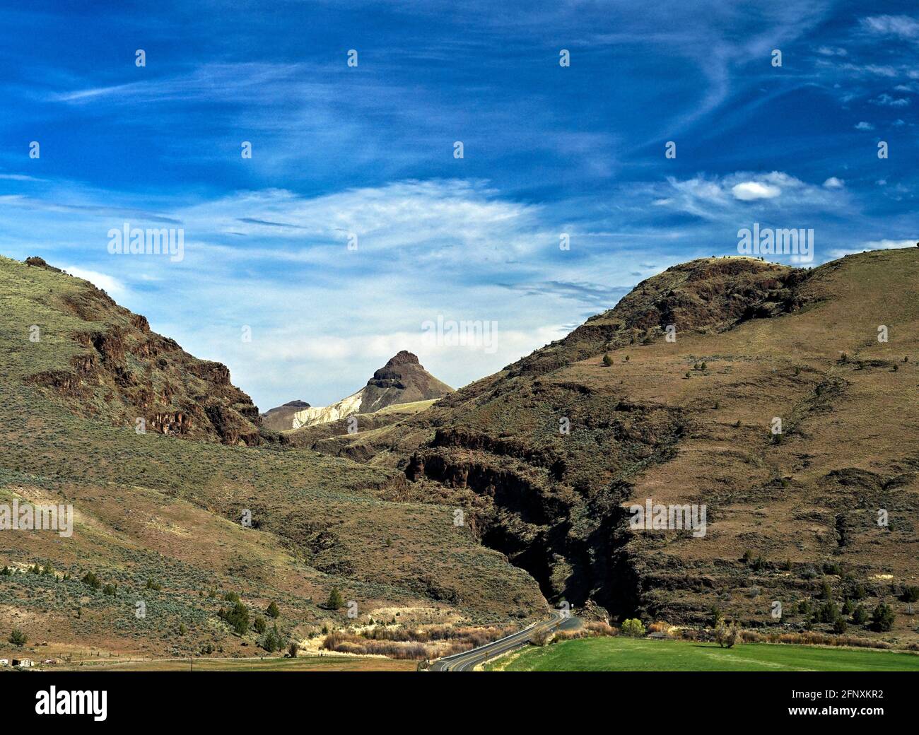 Sheep Rock Unit of John Day National Monument Stock Photo - Alamy