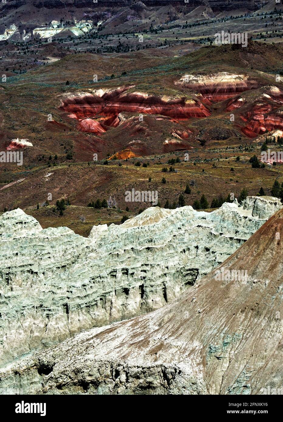 Sheep Rock Unit of John Day National Monument Stock Photo - Alamy