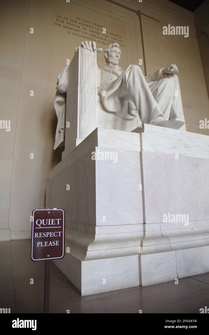 Abraham Lincoln Memorial Stock Photo - Alamy