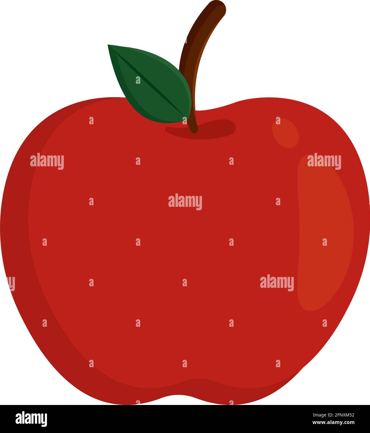 Isolated apple icon Healthy food Vector illustration Stock Vector Image ...